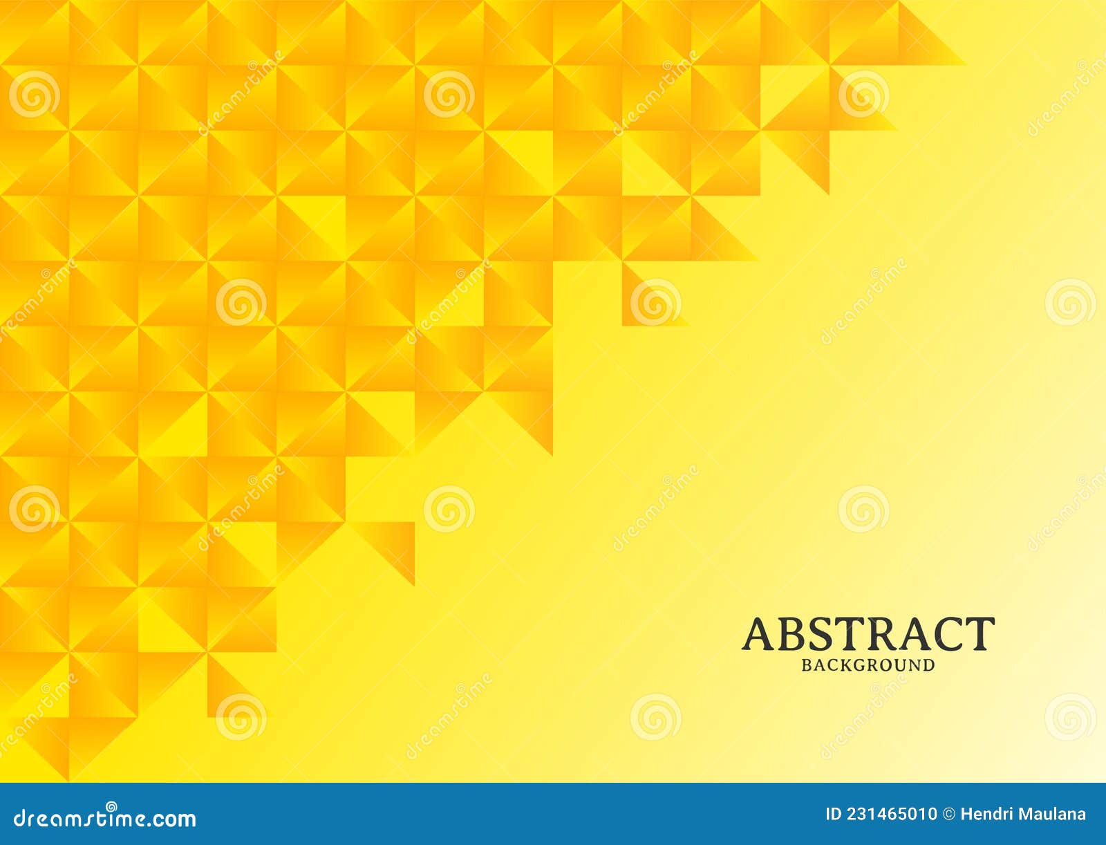 Abstract Yellow Geometric Background Concept Stock Vector ...