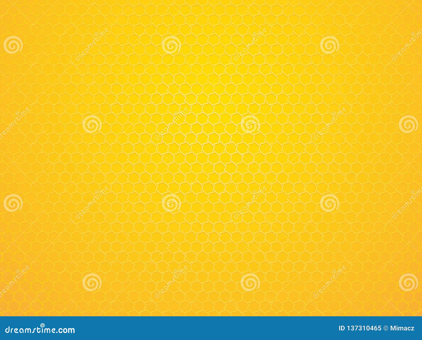 Abstract Yellow Geometric Hexagon Background Stock Vector ...