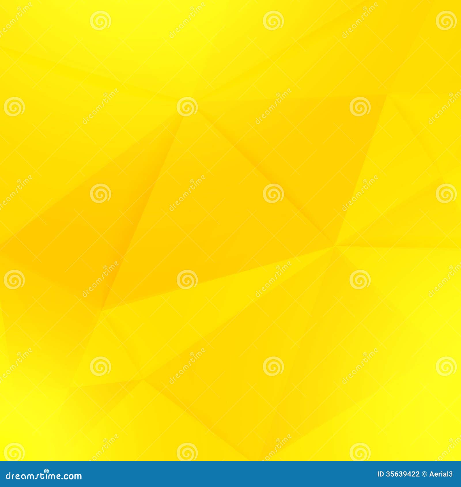 Abstract Yellow Geometric Paper Background Stock Illustration ...