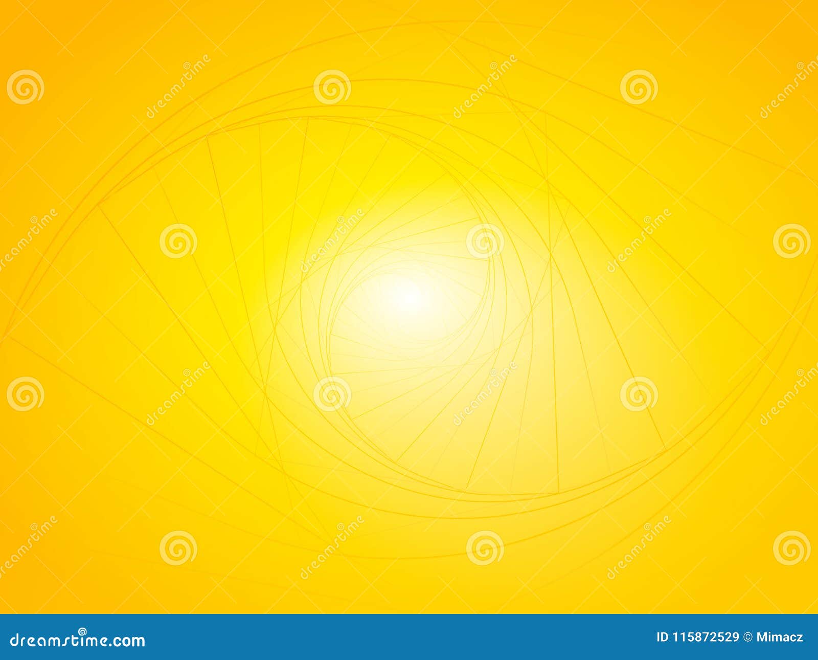 Abstract Yellow Geometric Shape Background Stock Illustration ...