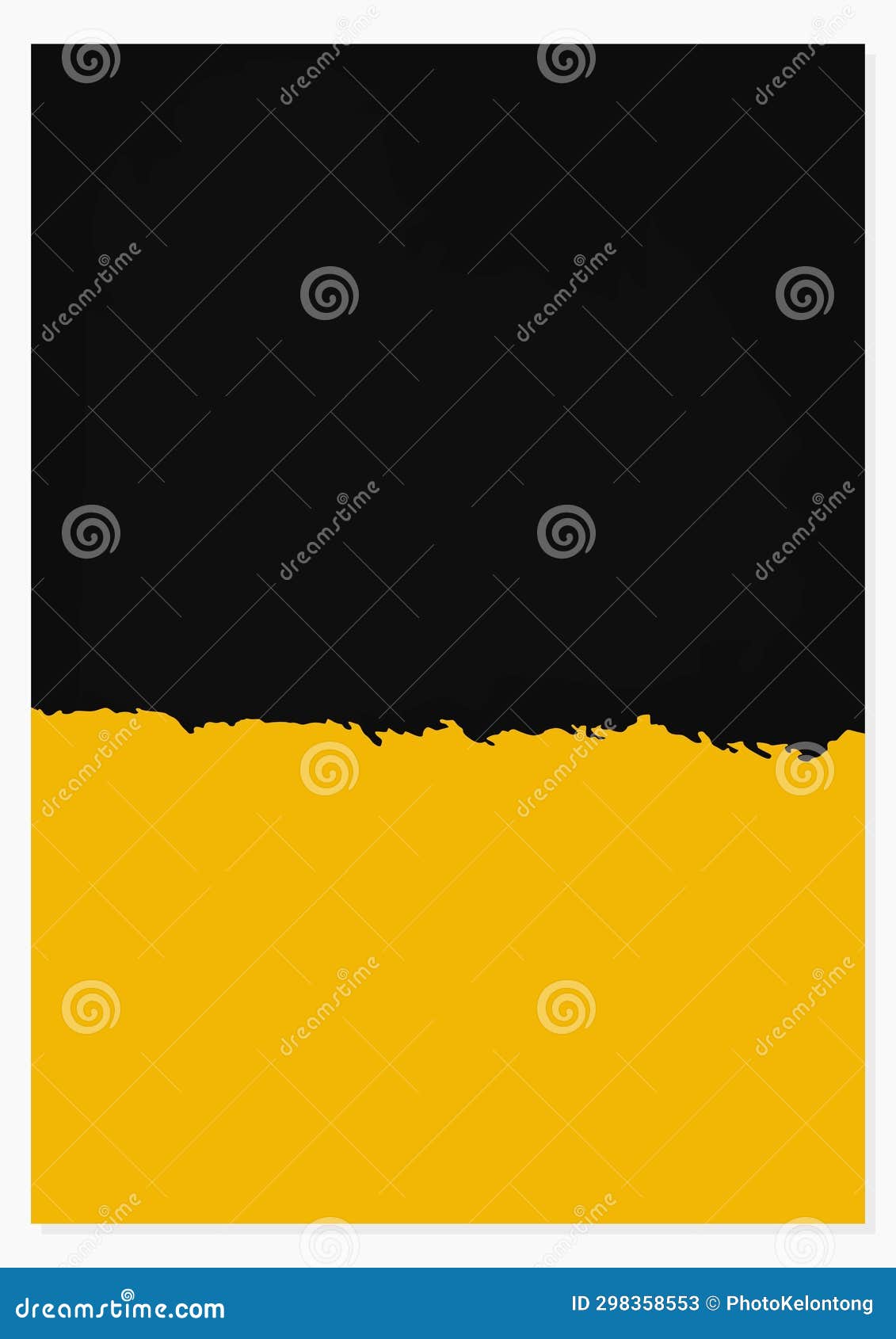 Abstract Yellow Grunge Scratch Flyer Template Stock Vector ...