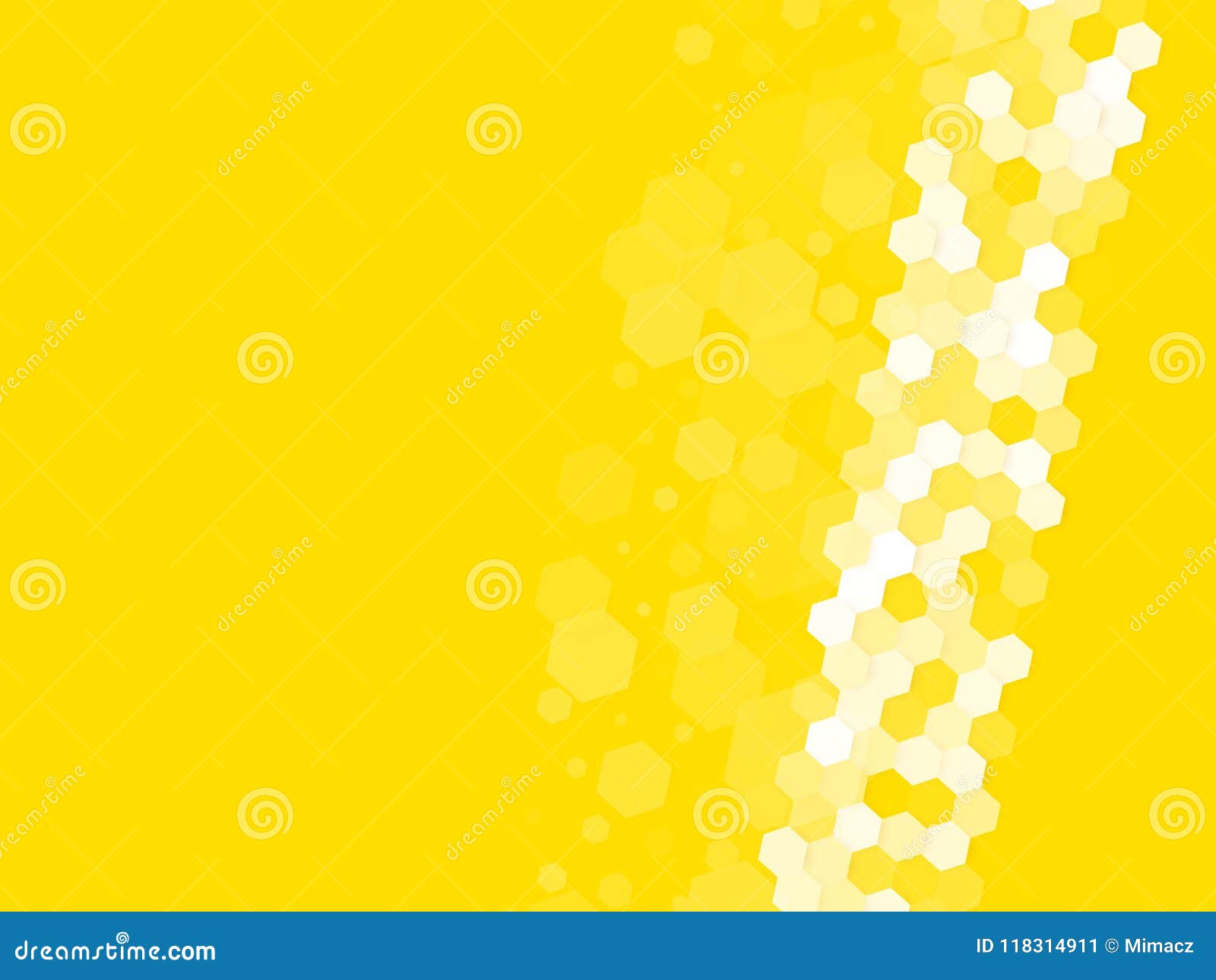 Abstract Yellow Hexagonal Background Stock Illustration - Illustration ...