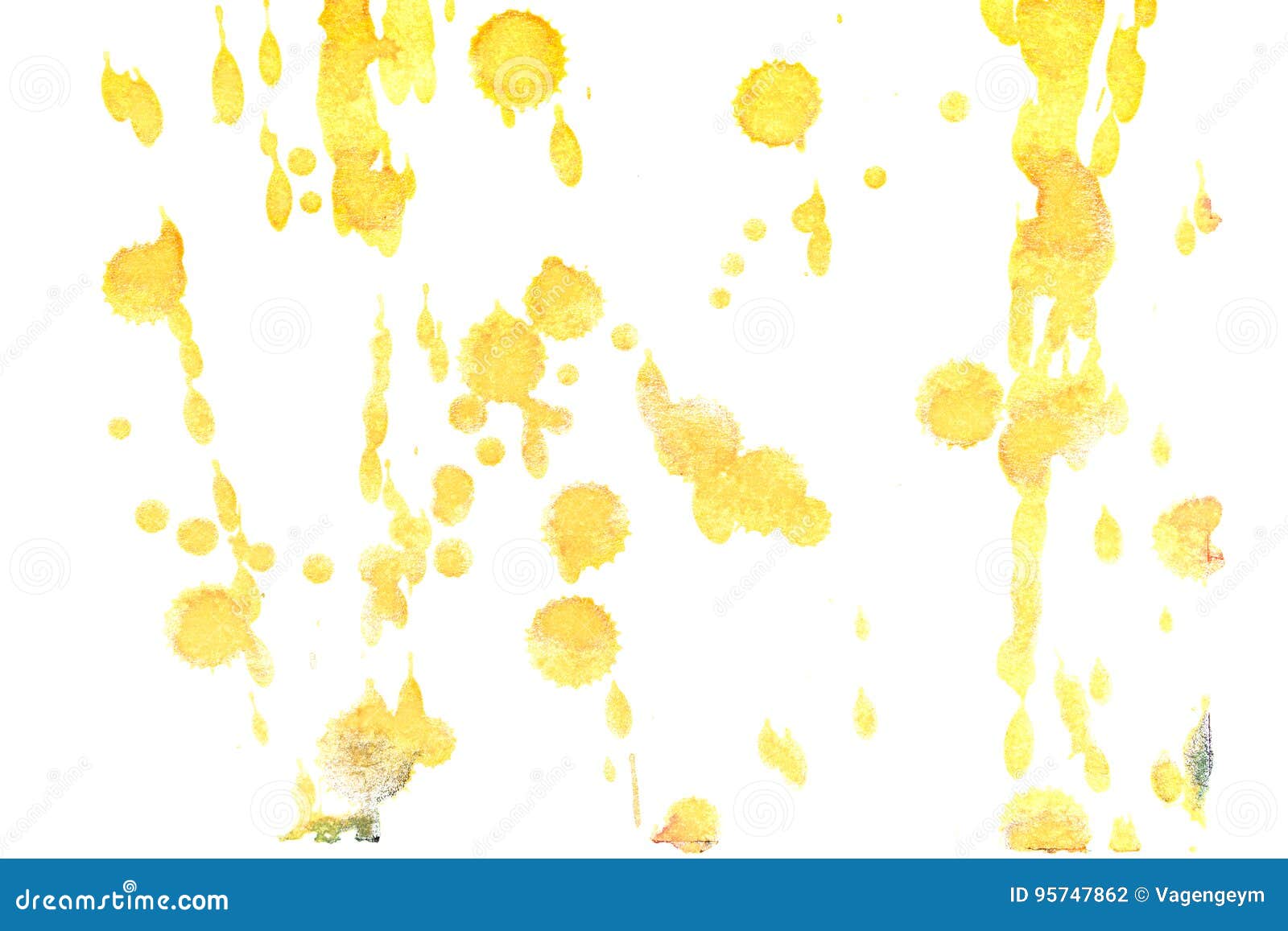 Abstract yellow ink splash stock illustration. Illustration of blot ...