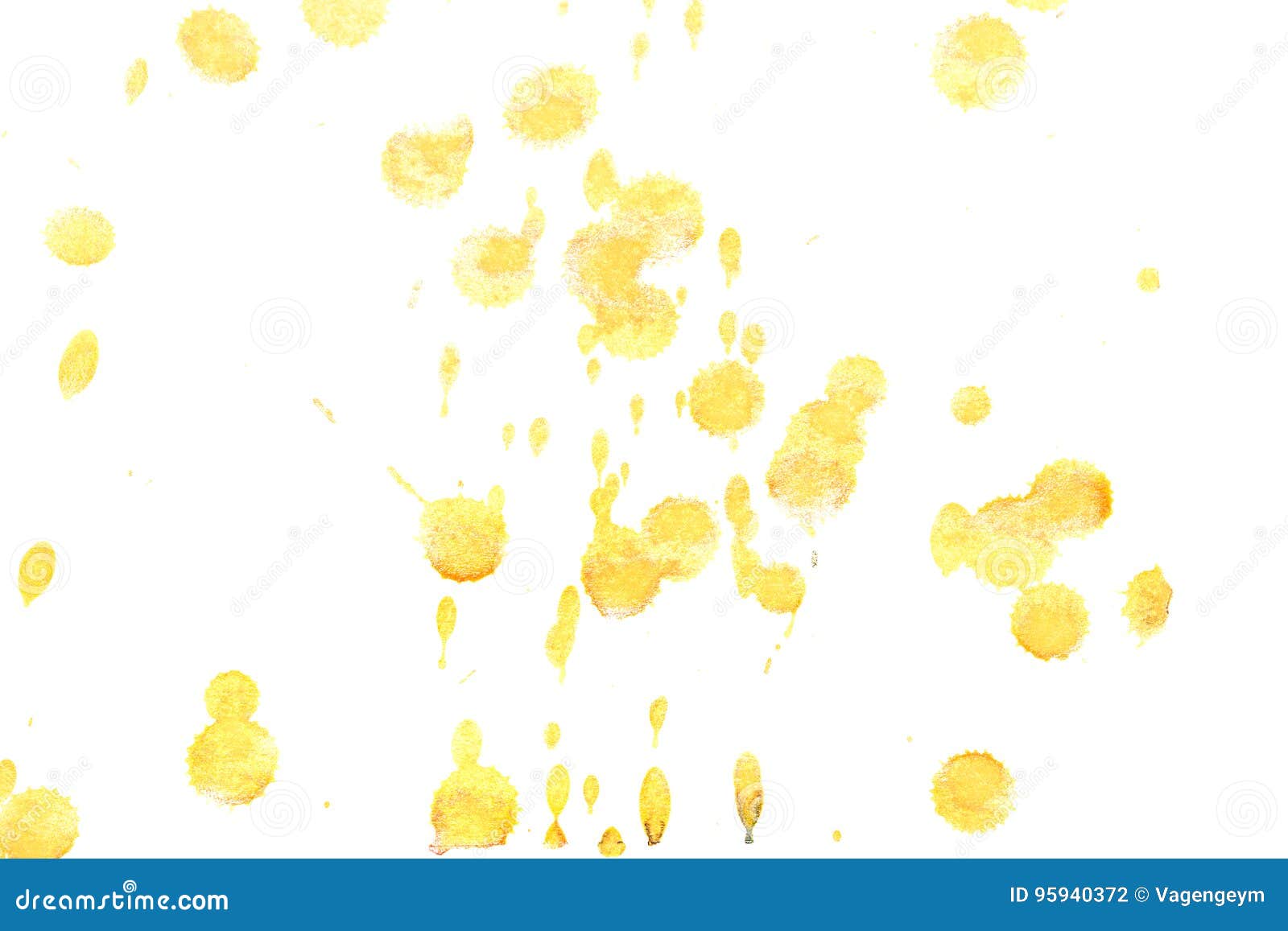 Abstract yellow ink splash stock illustration. Illustration of grunge ...