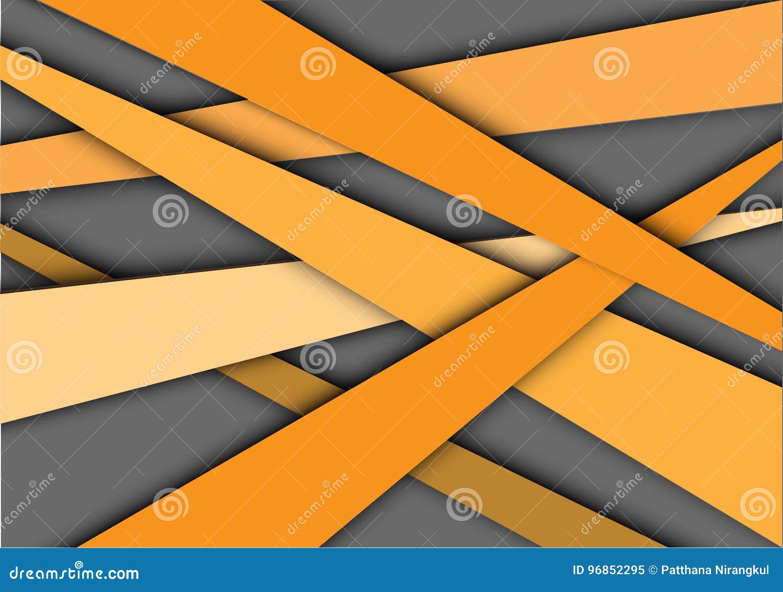 Abstract Yellow Line Overlap on Gray Design Modern Creative Background ...