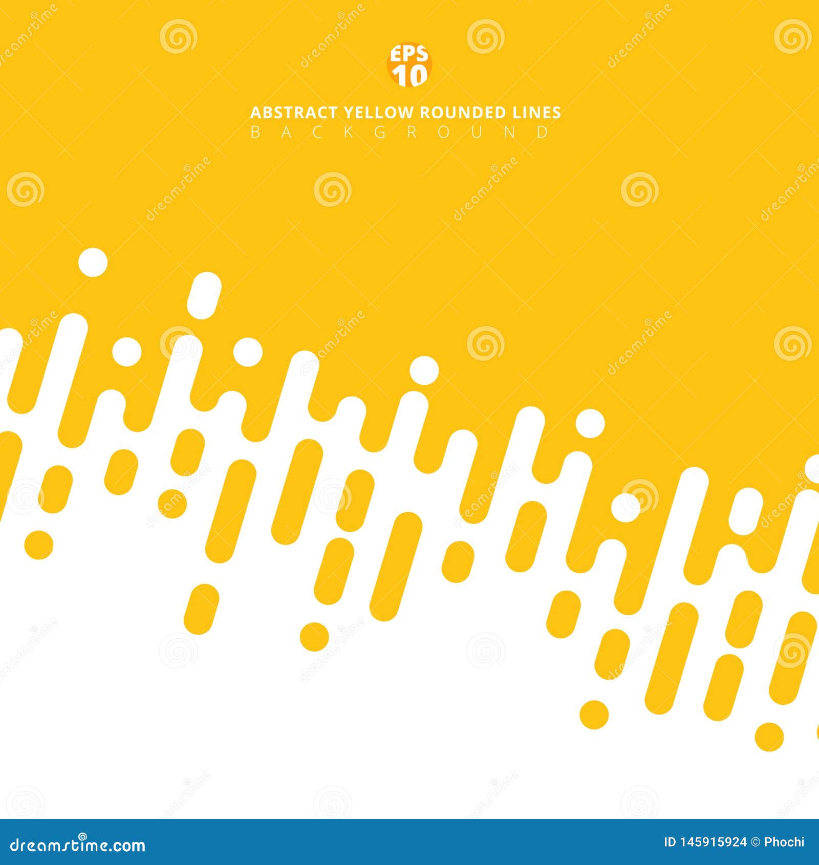 Abstract Yellow Mustard Rounded Lines Diagonal Halftone Transition ...