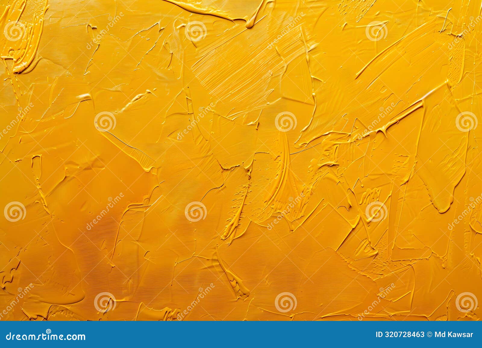 Abstract Yellow Oil Painting Texture Stock Illustration - Illustration ...