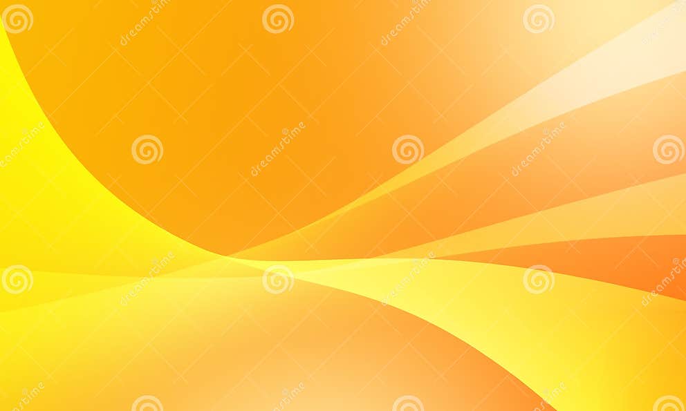 Abstract Yellow Orange Lines Wave Curves Soft Gradient Background Stock ...