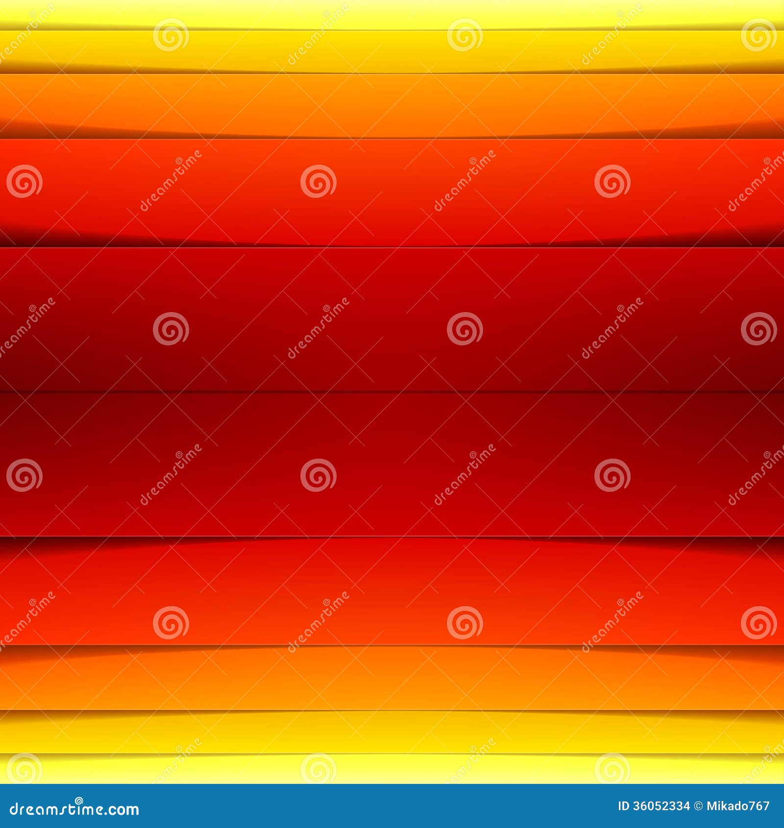 Abstract Yellow, Orange and Red Rectangle Shapes Stock Vector ...