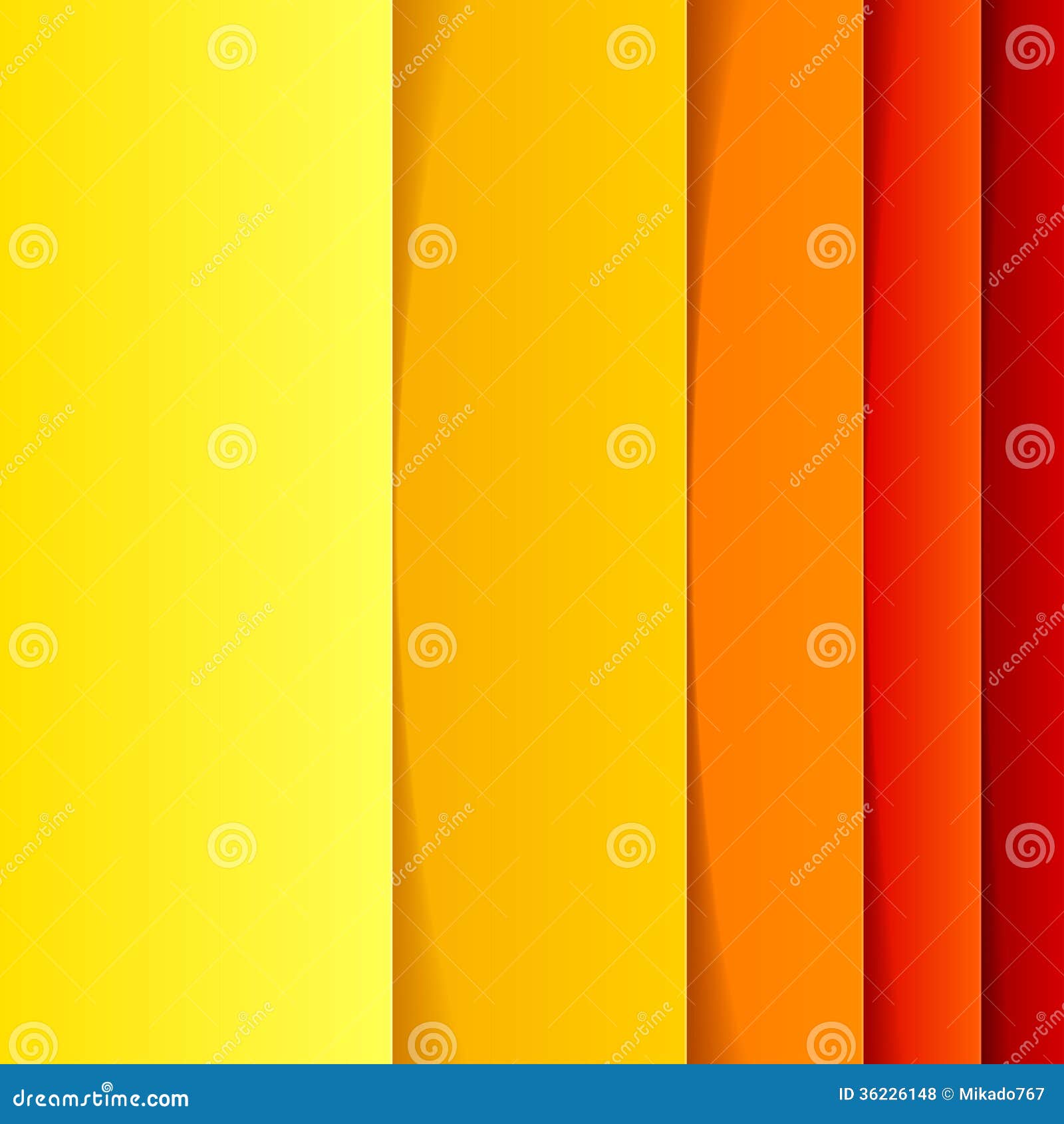 Abstract Yellow, Orange and Red Rectangle Shapes Stock Vector ...