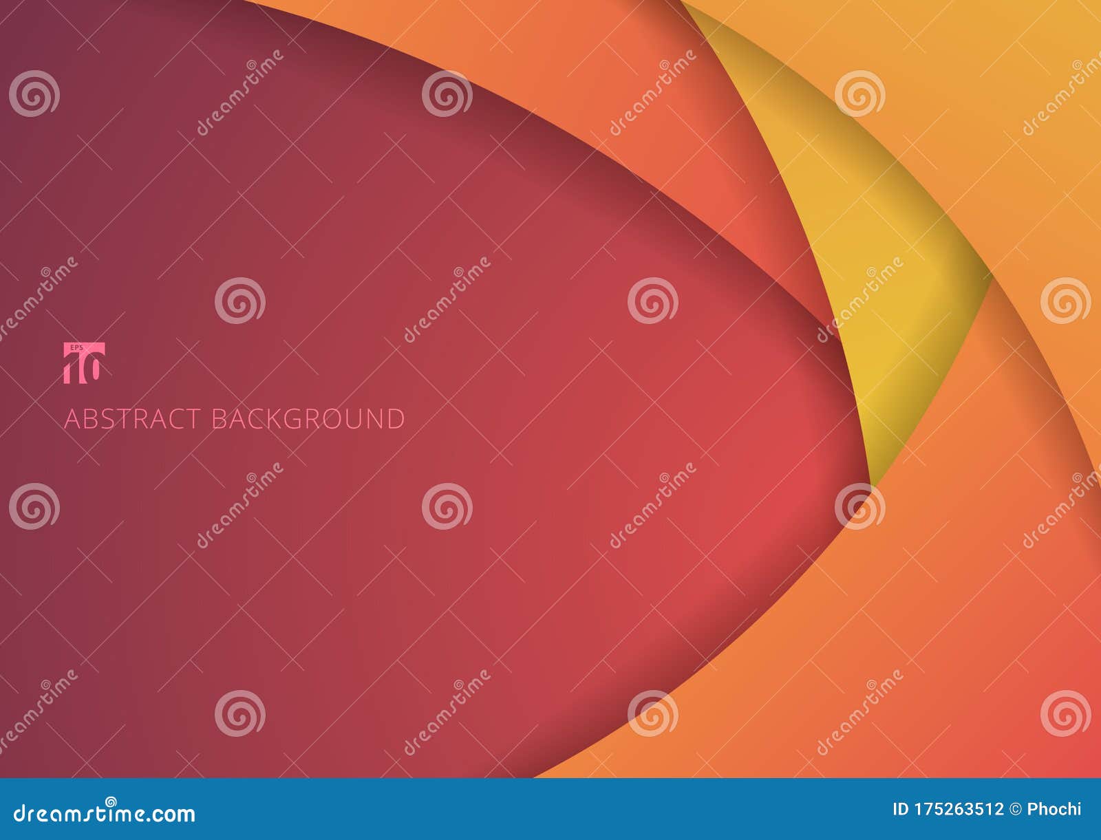 Paper Layer Blue Abstract Background. Use For Banner, Cover, Poster ...