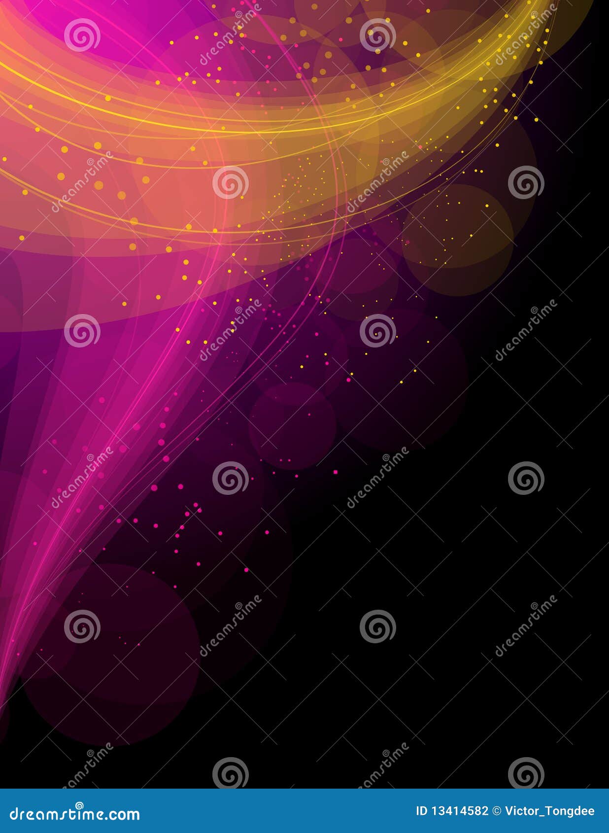 Abstract_yellow_and_pink_waves Stock Vector - Illustration of ...