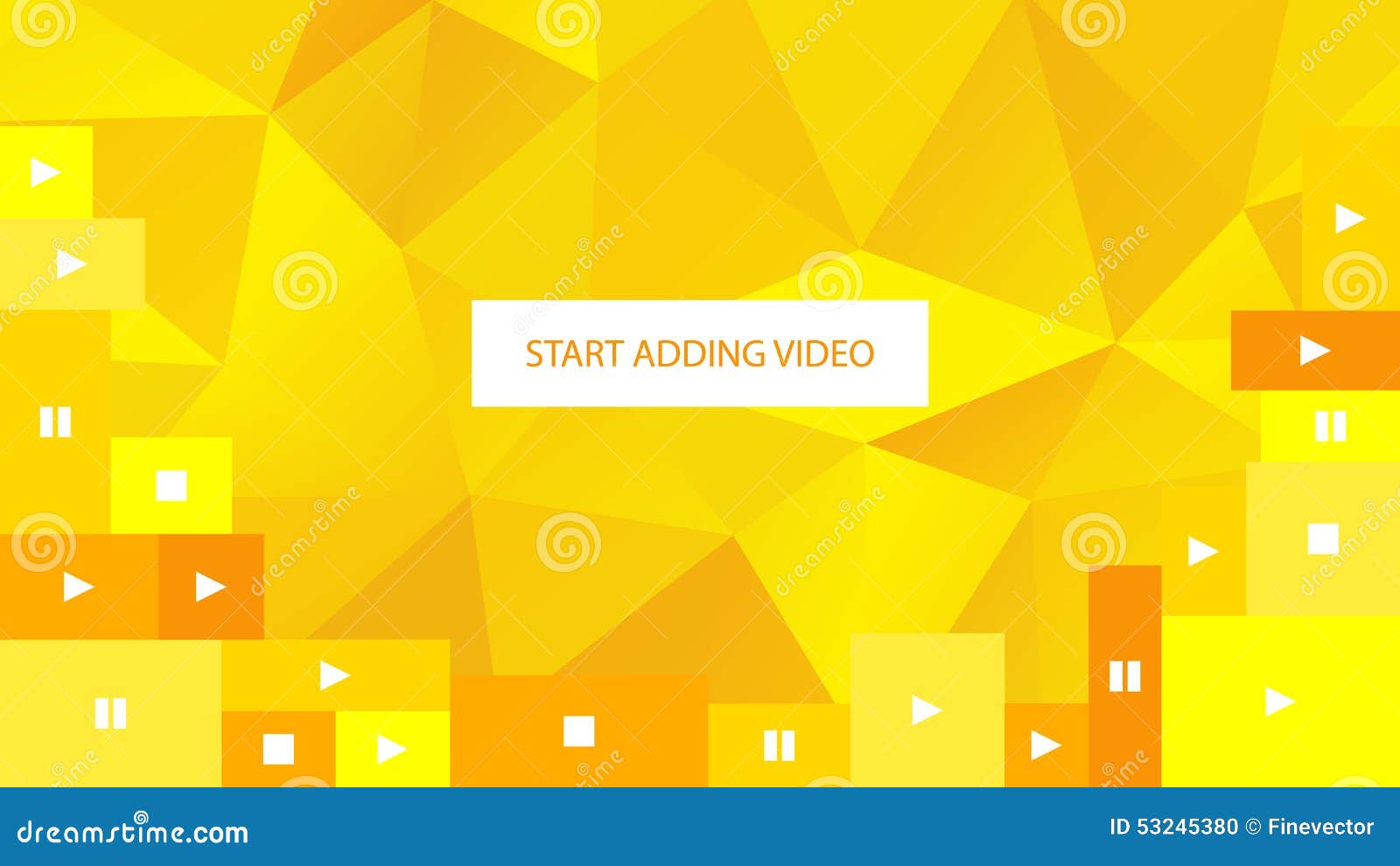 Abstract Yellow Polygonal Geometric Background for Website. Start ...