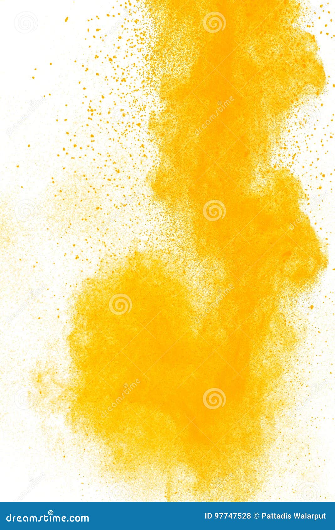 Abstract yellow powder stock photo. Image of galaxy, glitter - 97747528