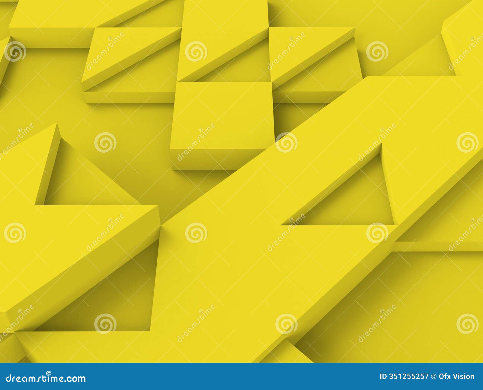 Abstract Yellow Shapes Background for Design Stock Image - Image of ...