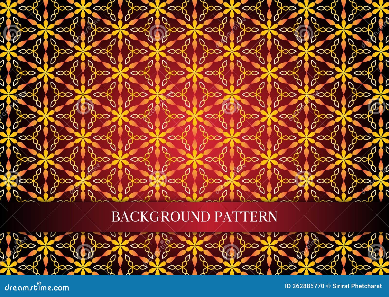 Abstract Yellow Shiny Geometry Chain Link Pattern Background Stock ...