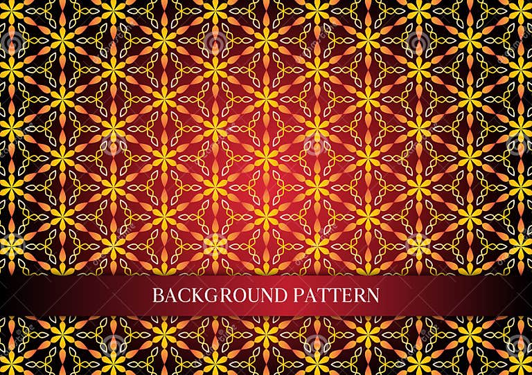 Abstract Yellow Shiny Geometry Chain Link Pattern Background Stock ...