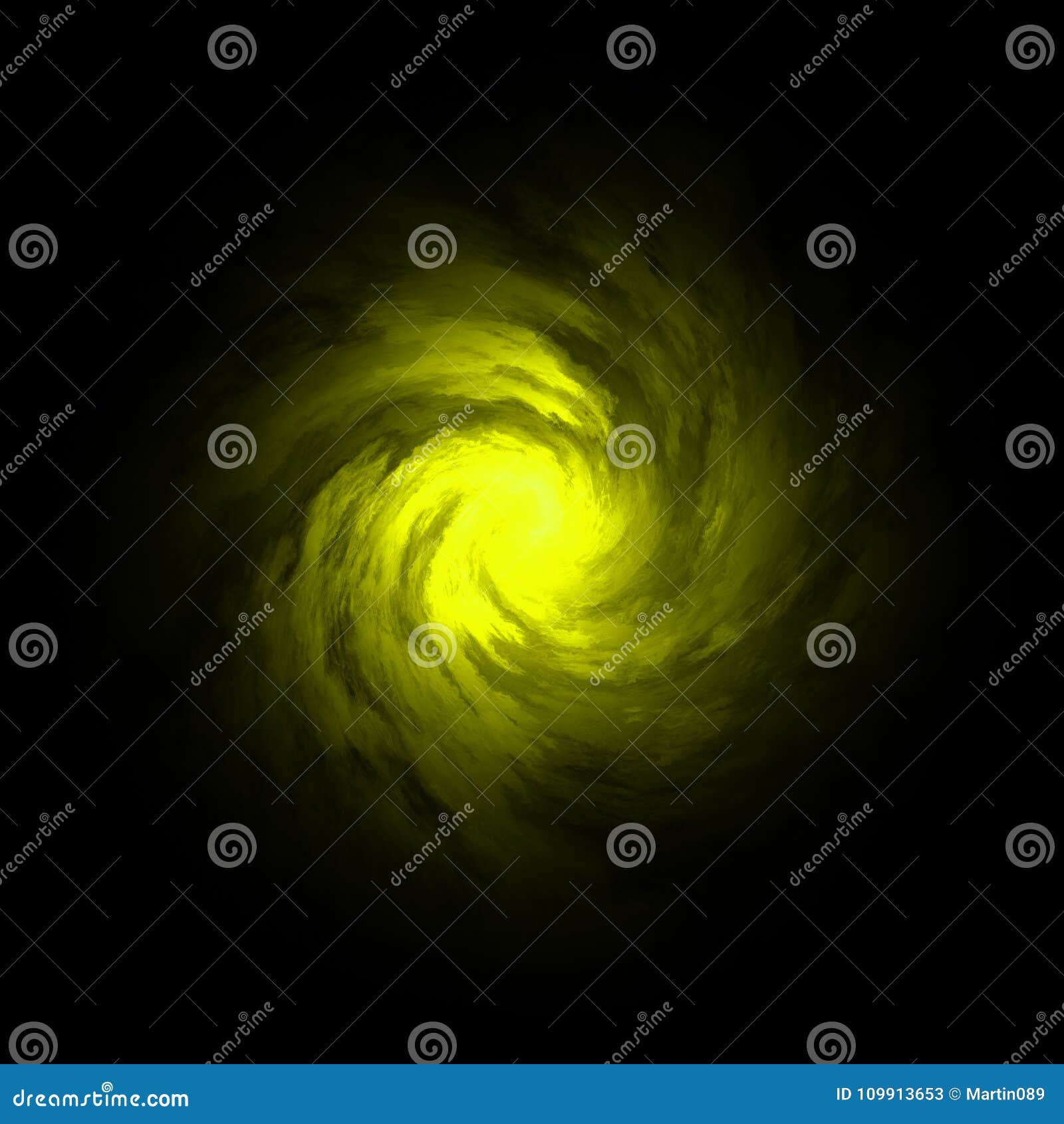 Abstract Yellow Smoke Vortex Stock Illustration - Illustration of glow ...