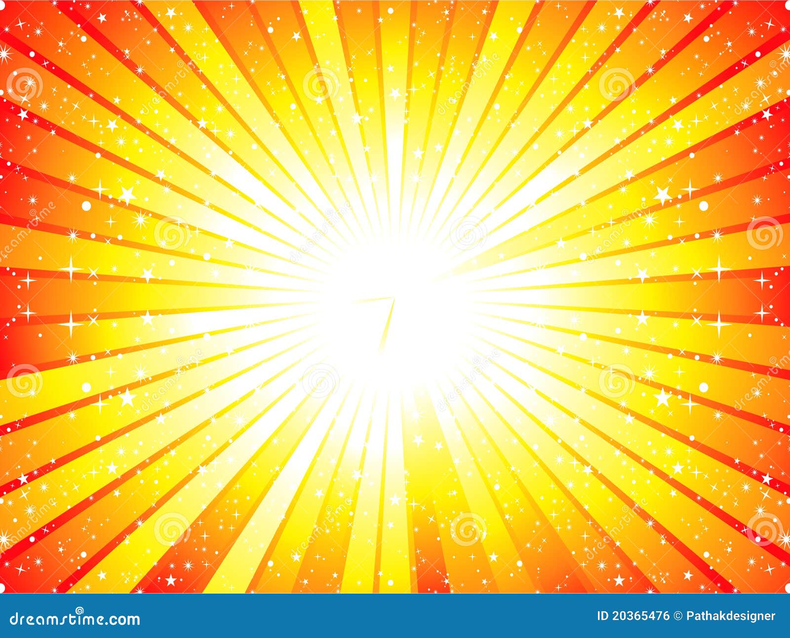 Eco Sunbeam Background. Sun Rays Vector Illustration | CartoonDealer ...