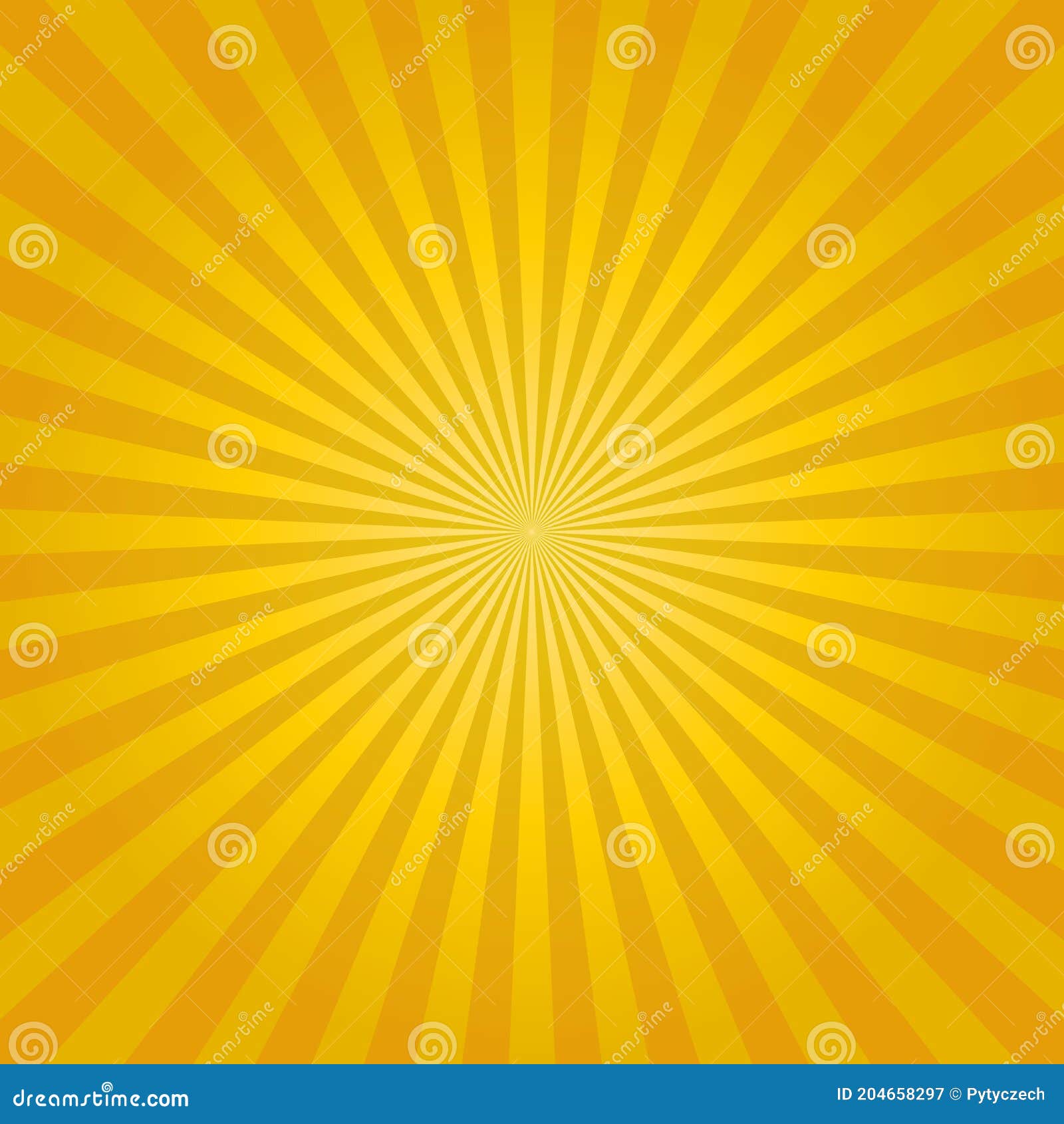 Abstract yellow sunburst stock vector. Illustration of bright - 204658297