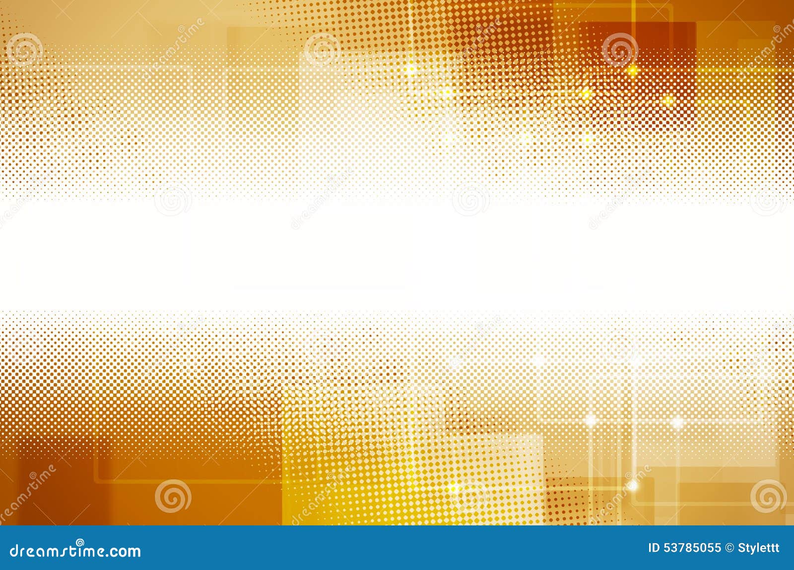 Abstract Yellow Tech Background. Stock Illustration - Illustration of ...