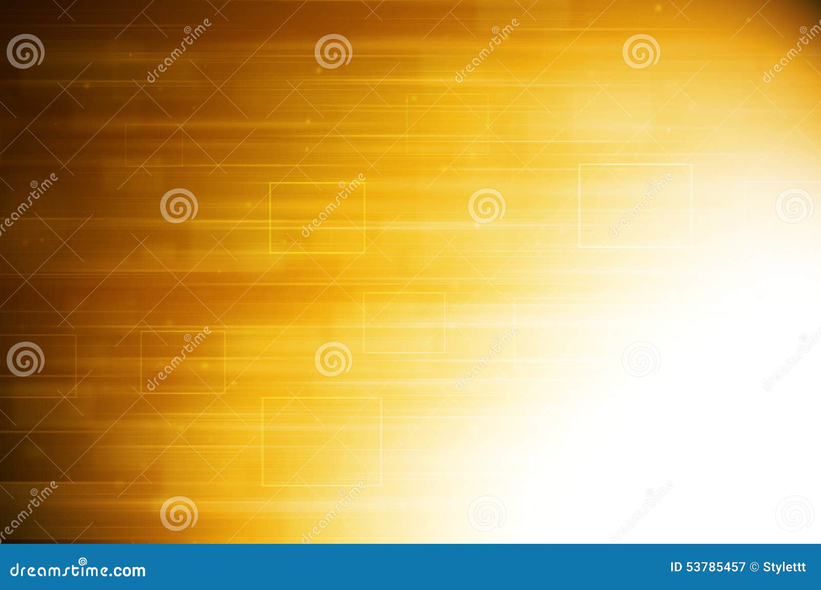 Abstract Yellow Tech Background. Stock Illustration - Illustration of ...