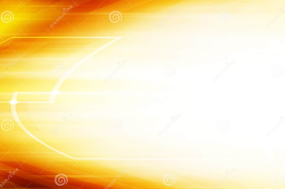 Abstract Yellow Technology Background. Stock Illustration ...