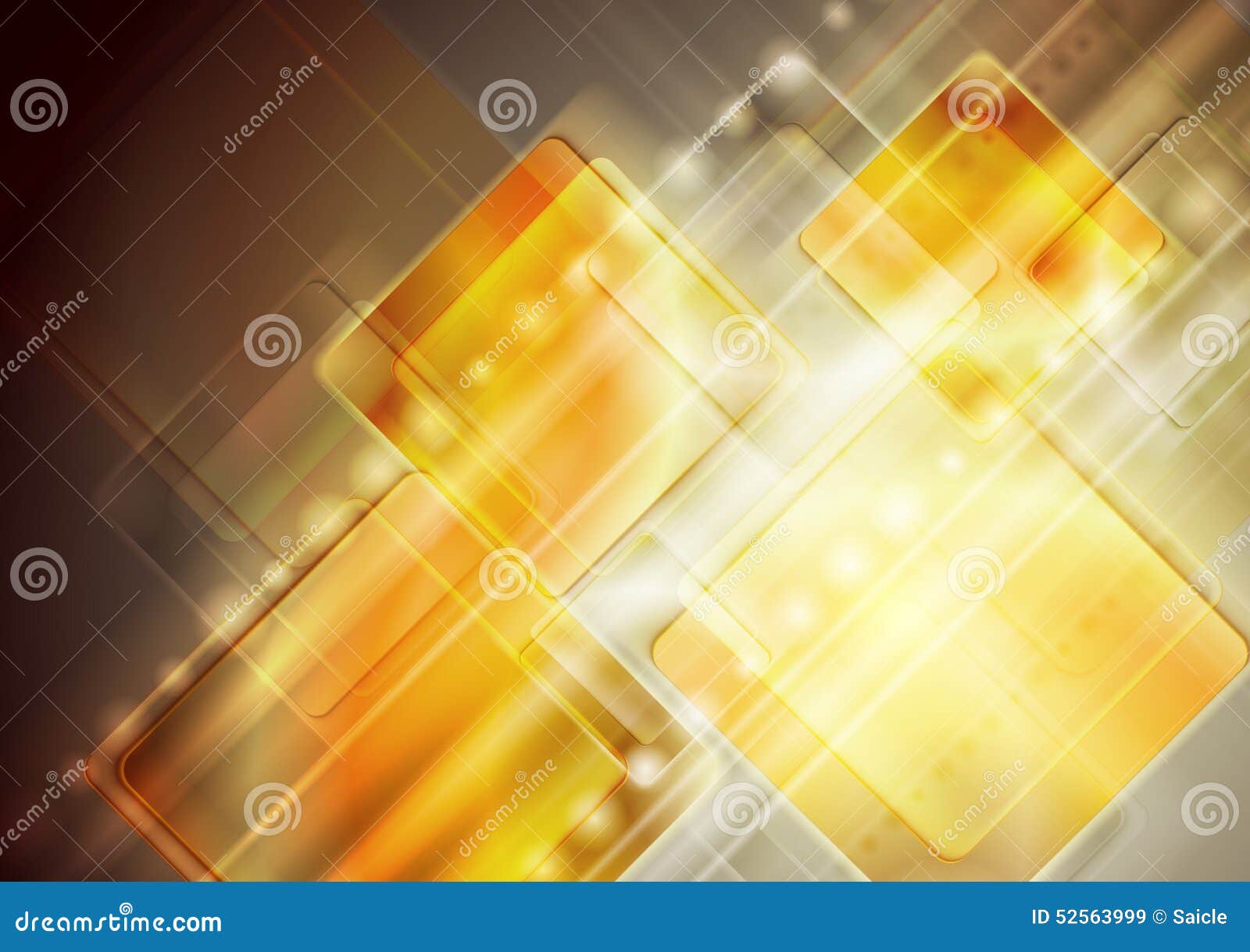 Abstract Yellow Technology Design Stock Illustration - Illustration of ...