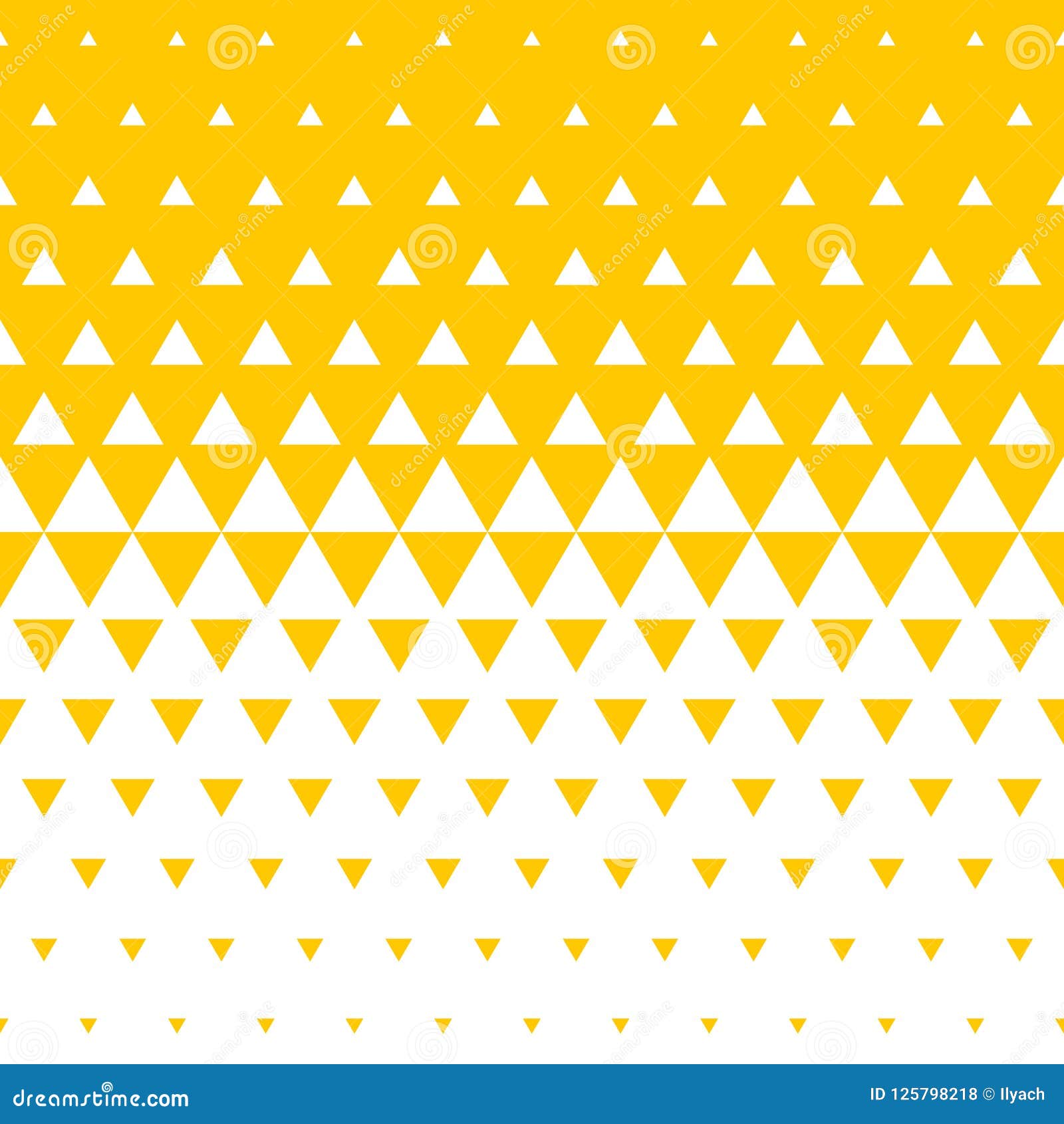 Abstract Yellow Triangle Halftone Background Stock Vector ...