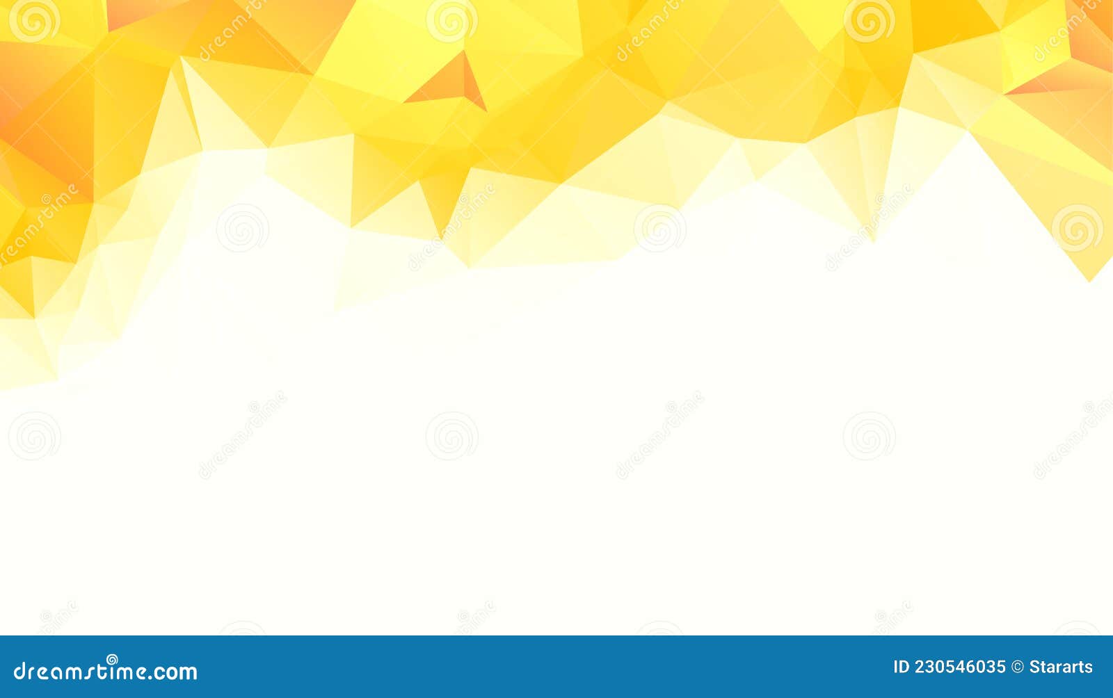 Abstract Yellow Triangle Low Poly Background Stock Vector ...