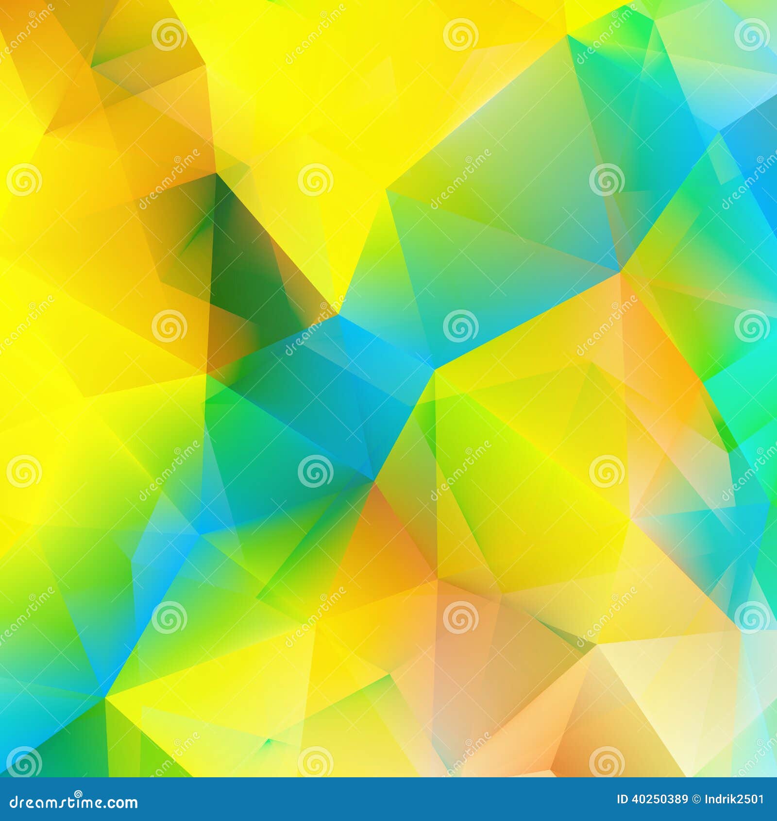 Abstract Yellow Triangle Shapes. + EPS10 Stock Vector - Illustration of ...