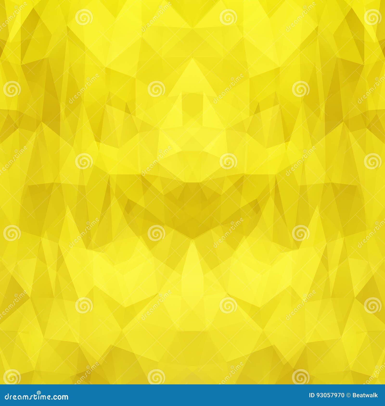 Abstract Yellow Triangles Background Stock Vector - Illustration of ...