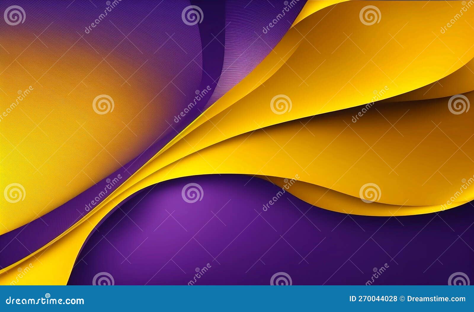 Abstract Yellow and Violet Background, Wallpaper of Waves, Veils ...