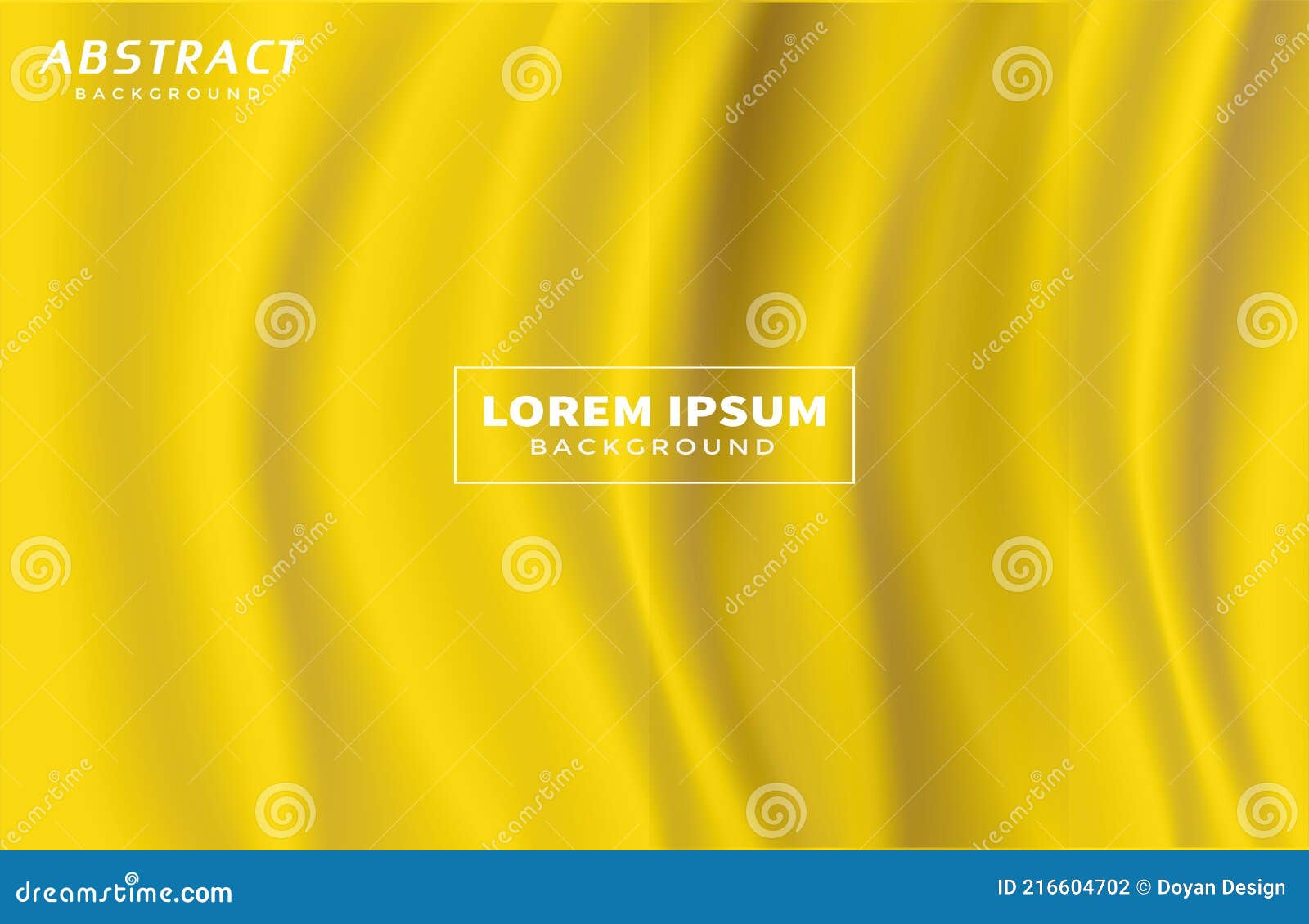 Abstract Yellow Wave Background Vector Illustration Stock Illustration ...