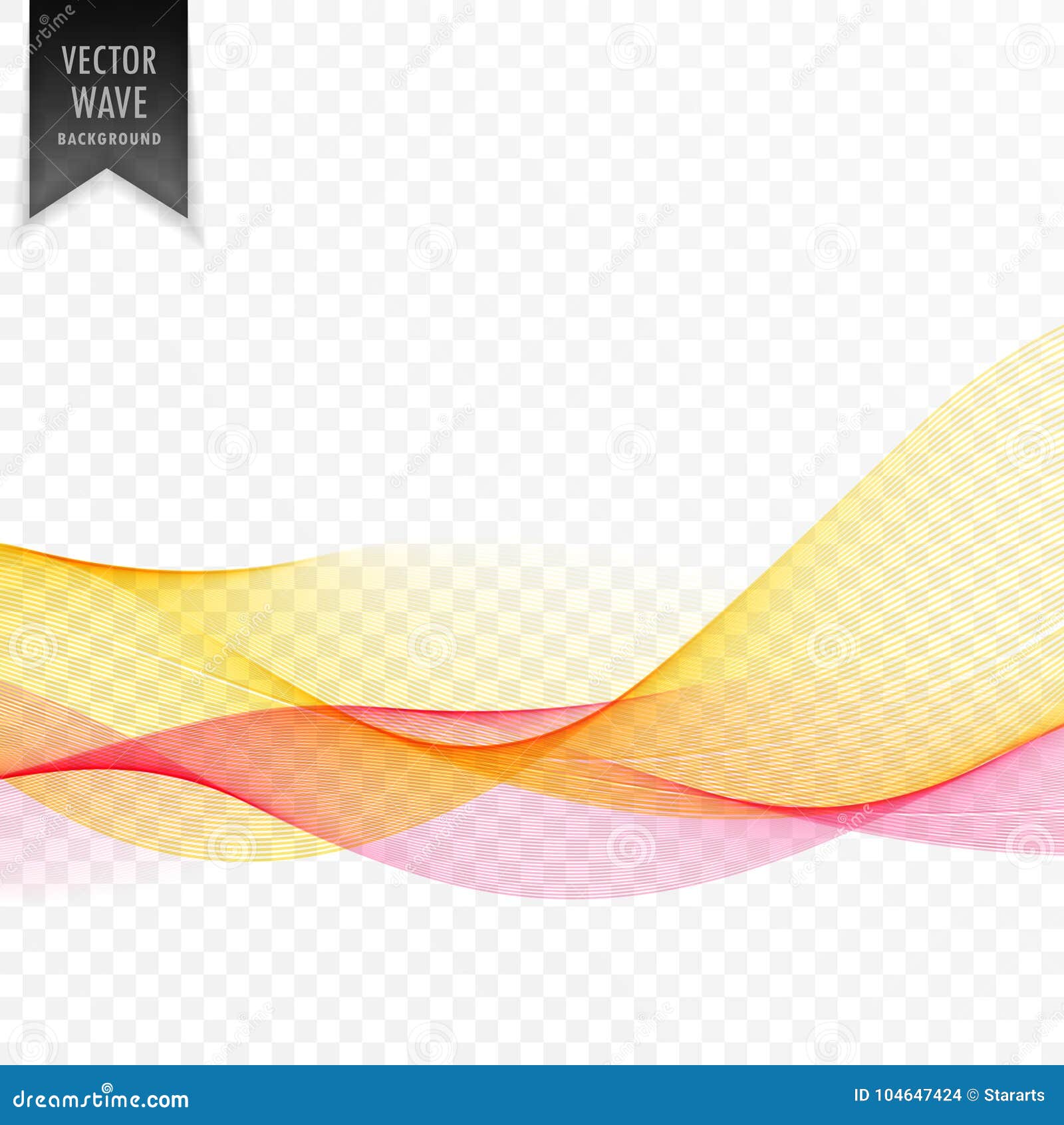Abstract Yellow Wave Background Design Stock Vector - Illustration of ...