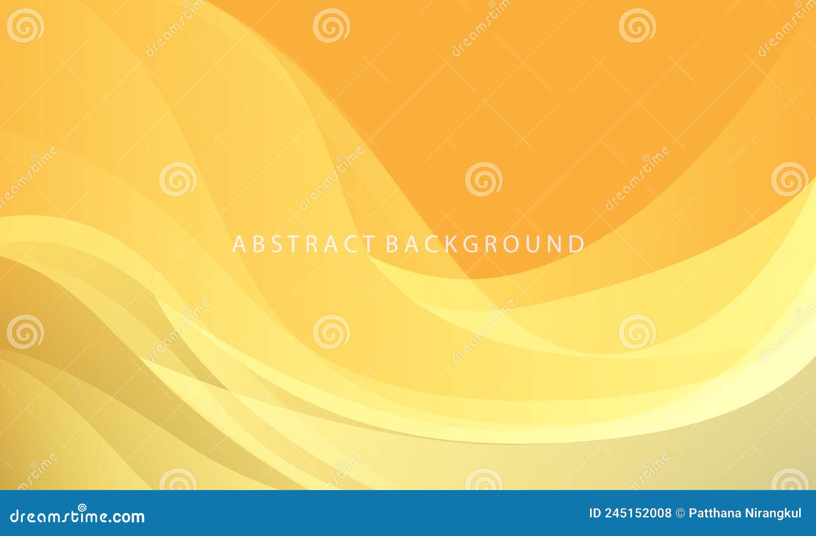 Abstract Yellow Wave Curve Dynamic Design Modern Luxury Creative ...