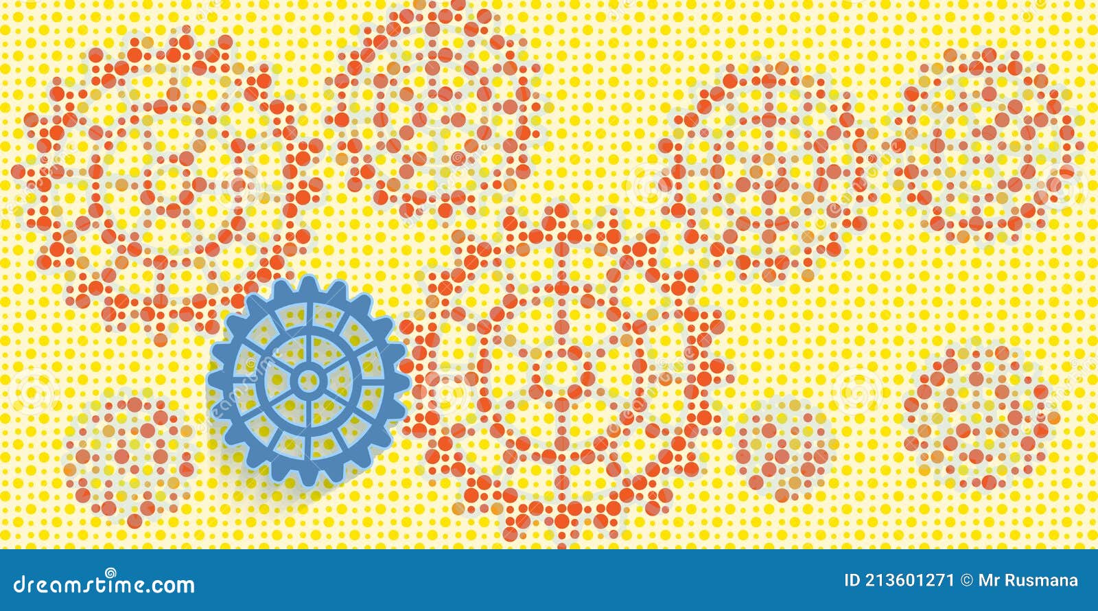 Abstract Background Made of Small Circles Stock Vector - Illustration ...