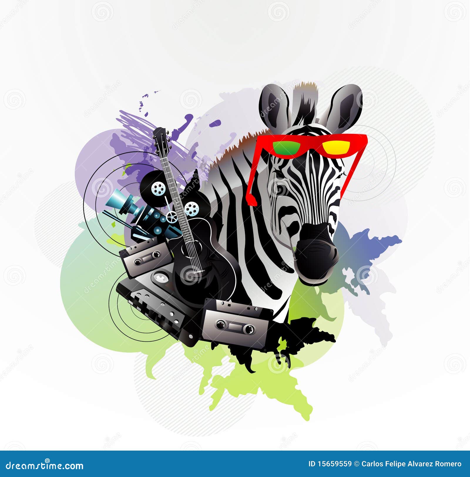 Abstract zebra stock vector. Illustration of text, motion - 15659559