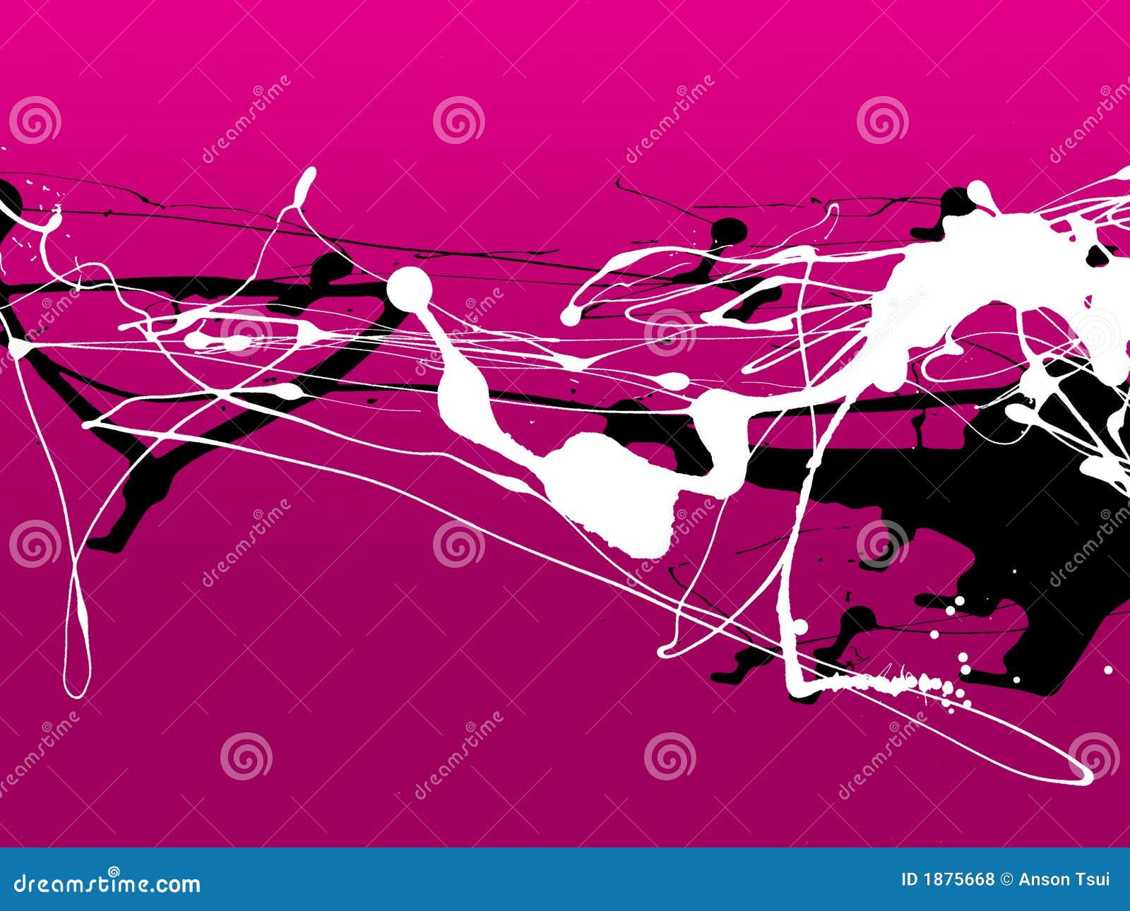 Abstract Zen Ink Painting Graphic Stock Illustration - Illustration of ...