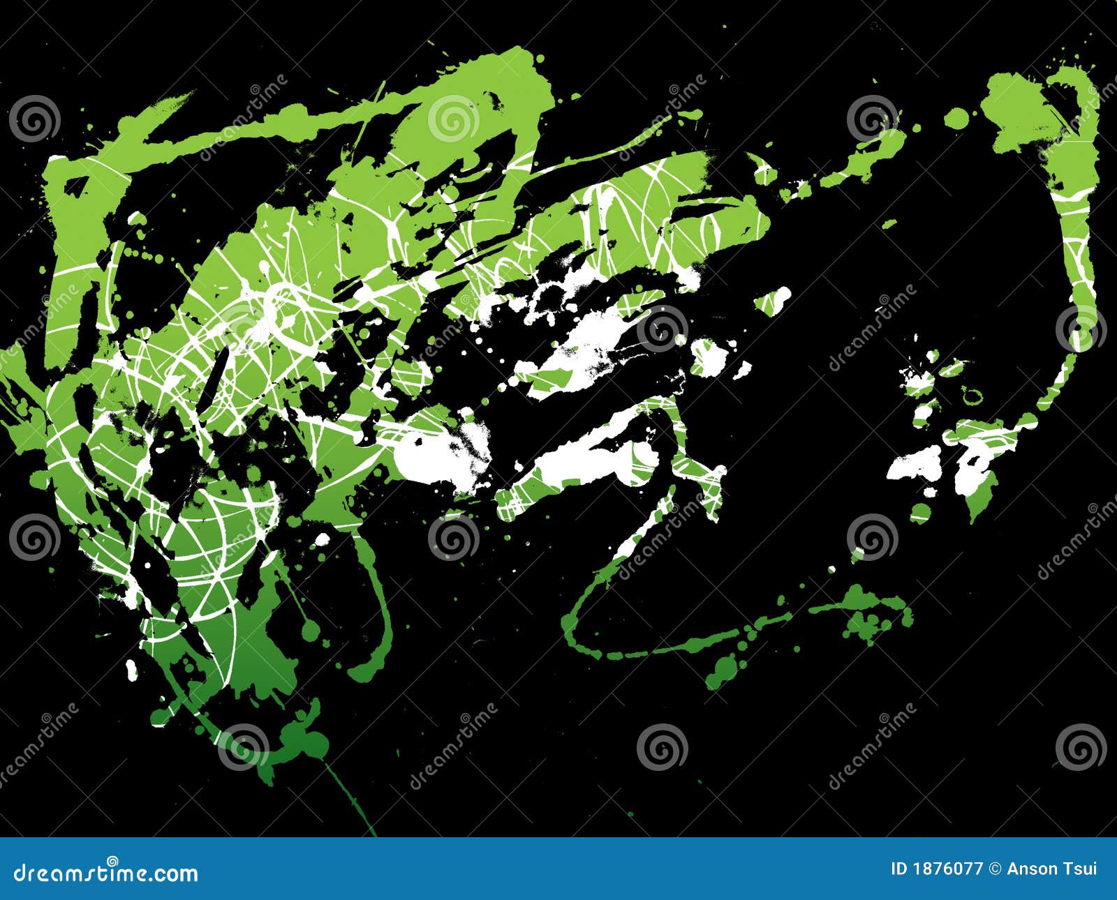 Abstract Zen Ink Painting Graphic Stock Illustration - Illustration of ...