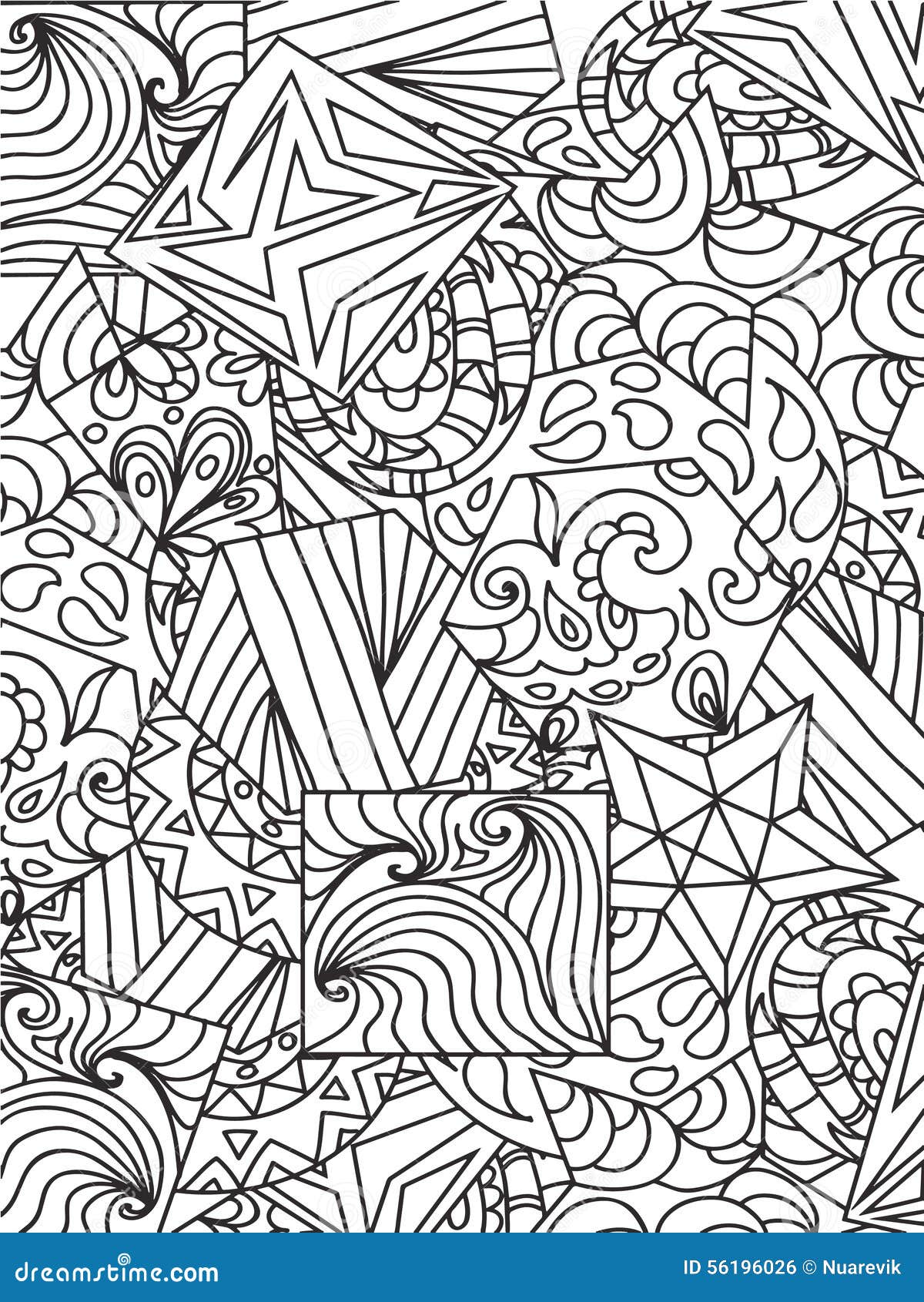 Abstract Zentangle Snails. Vector Illustration. Perfect For Coloring ...