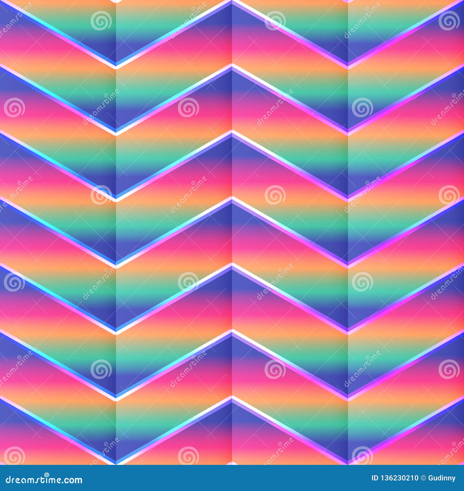 Abstract zigzag pattern stock vector. Illustration of fashion - 136230210