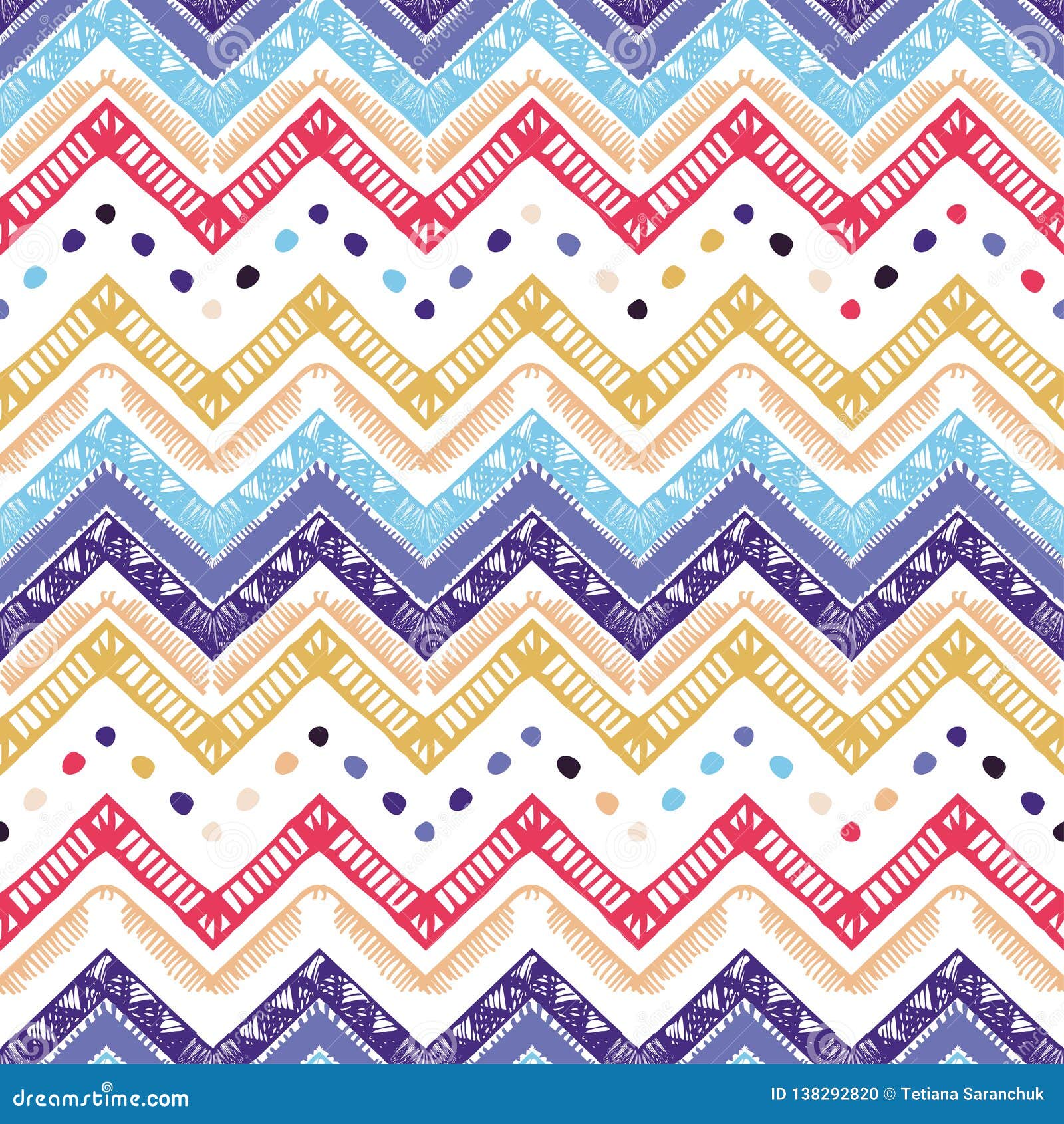 Abstract Zigzag Pattern for Cover Design. Vector Stock Vector ...