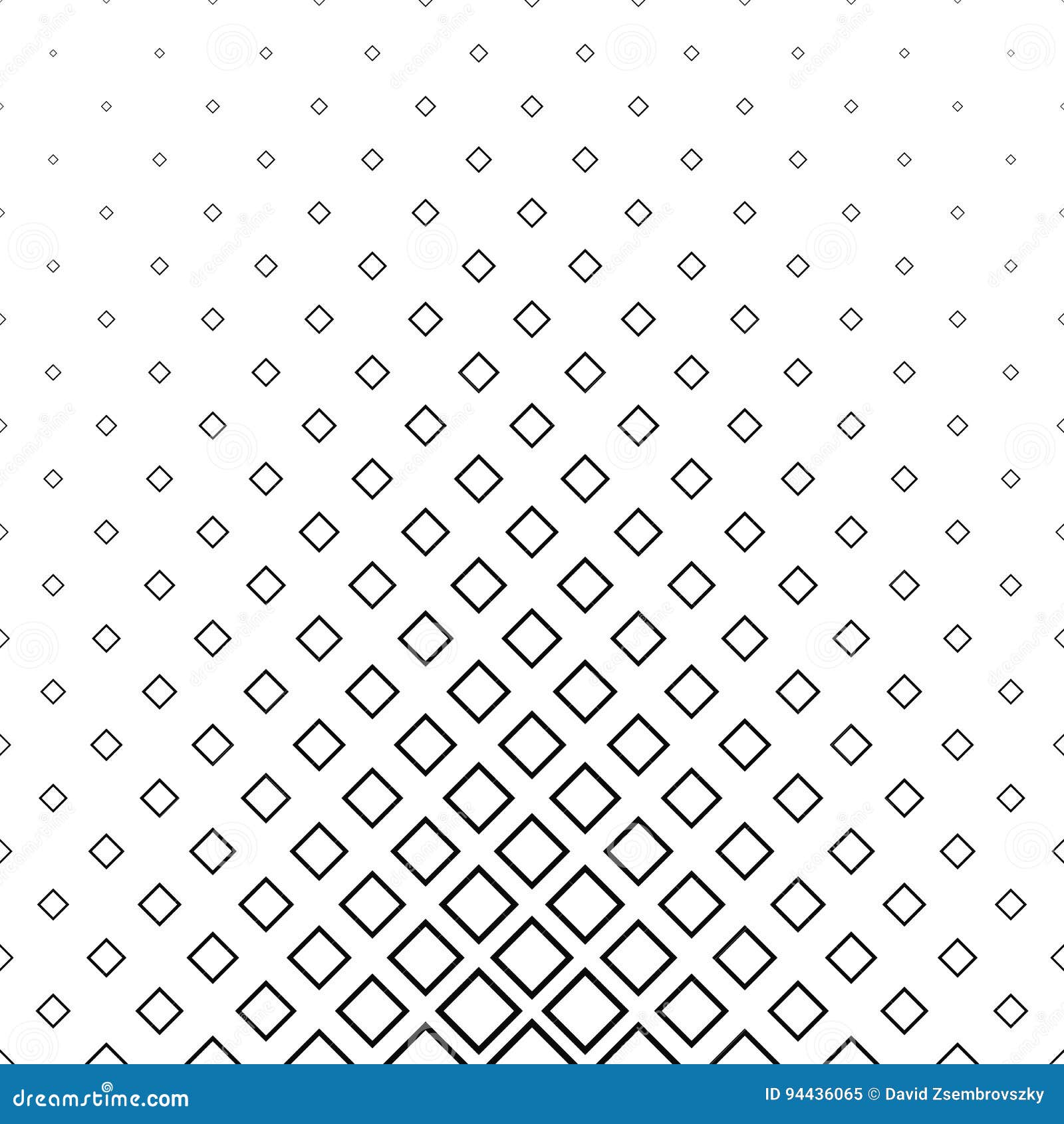 Abstract Zwart-wit Lijn Vierkant Patroon Vector Illustratie ...