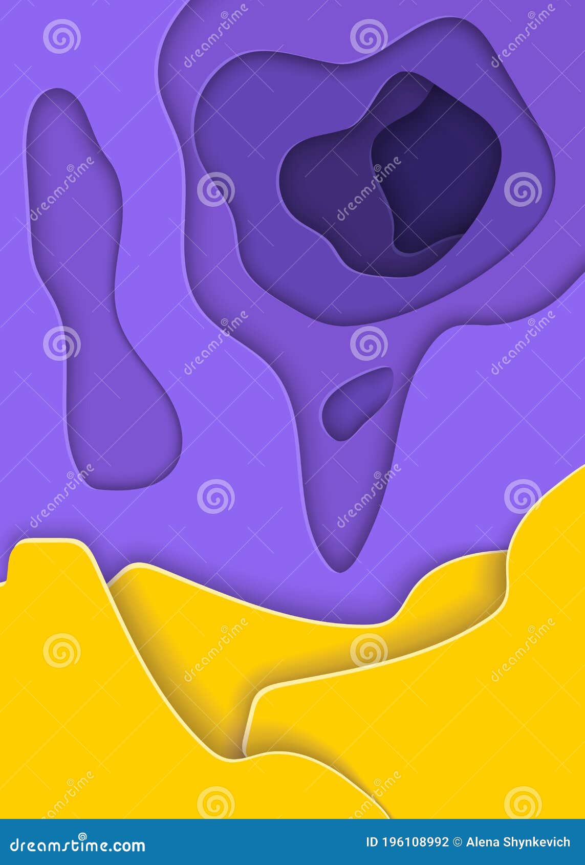 Abstractbackground With Shapes Form. Paper Style. Stock Vector ...