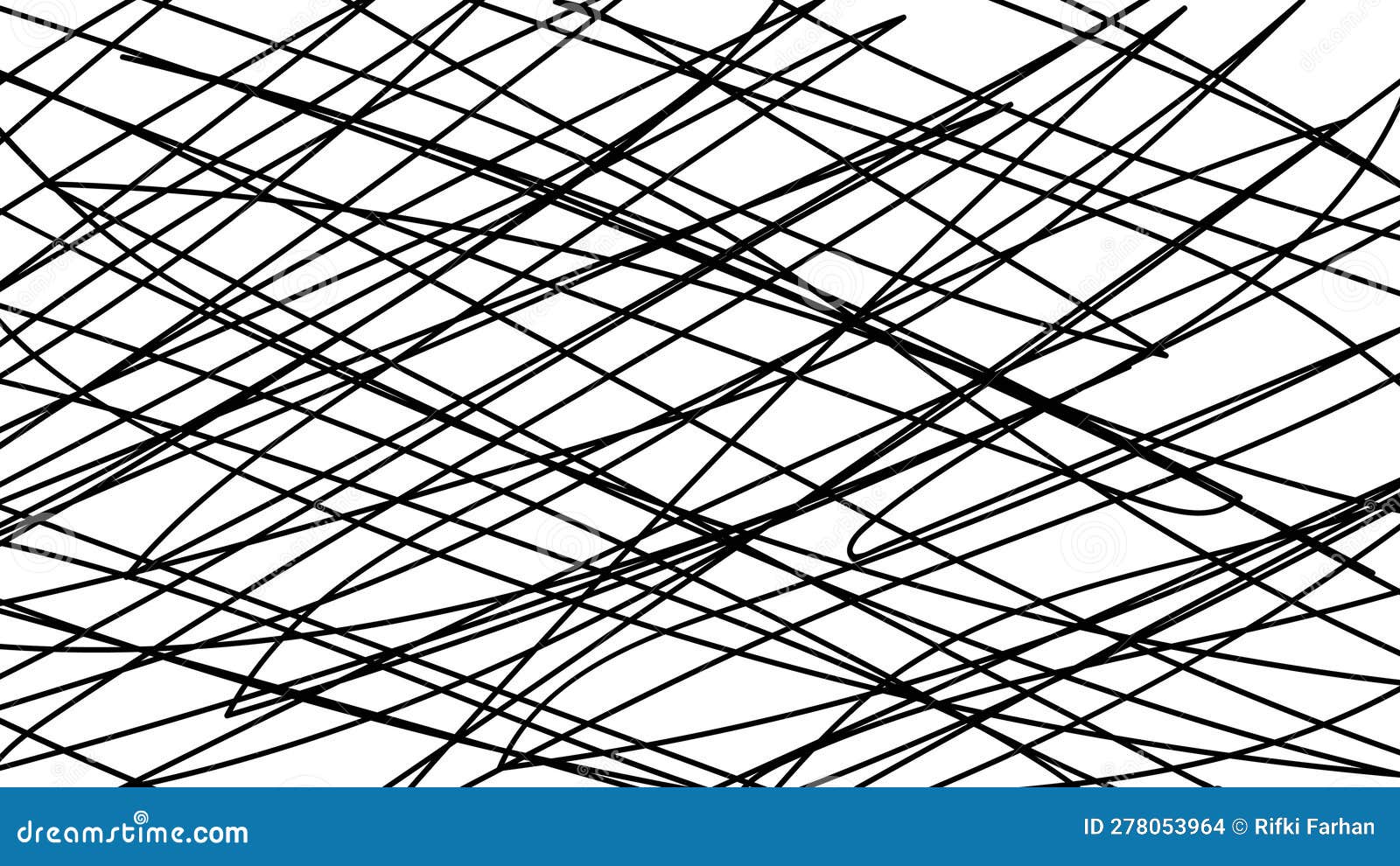 Vector Abstract Black Lines Pattern Barbed Wire Stock Vector ...