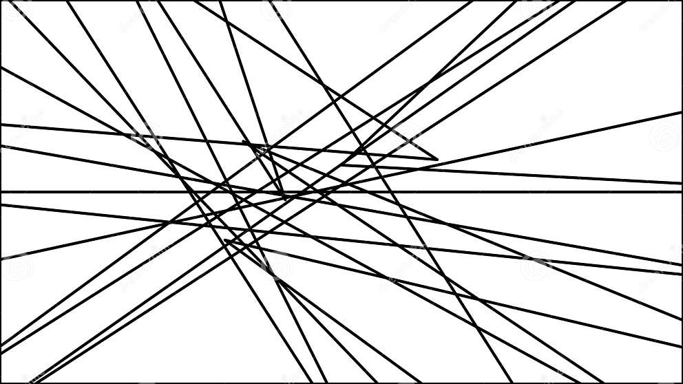 Abstract Chaotic Texture Hand Drawn Array of Lines Stock Vector ...