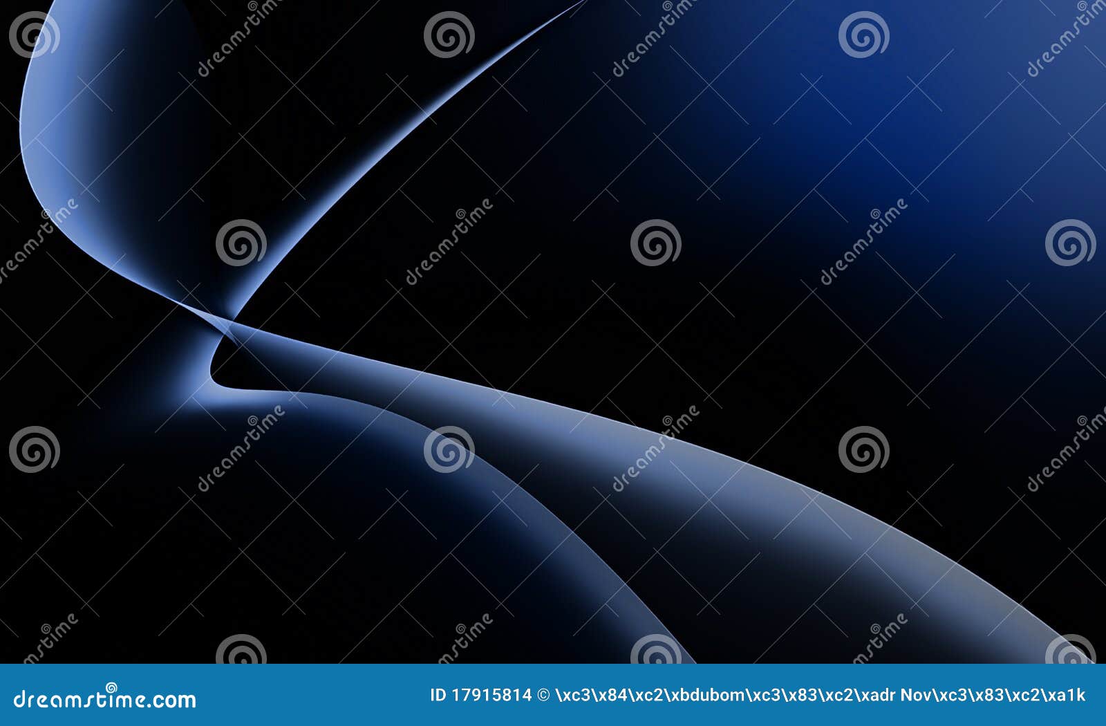Abstracte blauwe lijnen stock illustratie. Illustration of digitaal ...