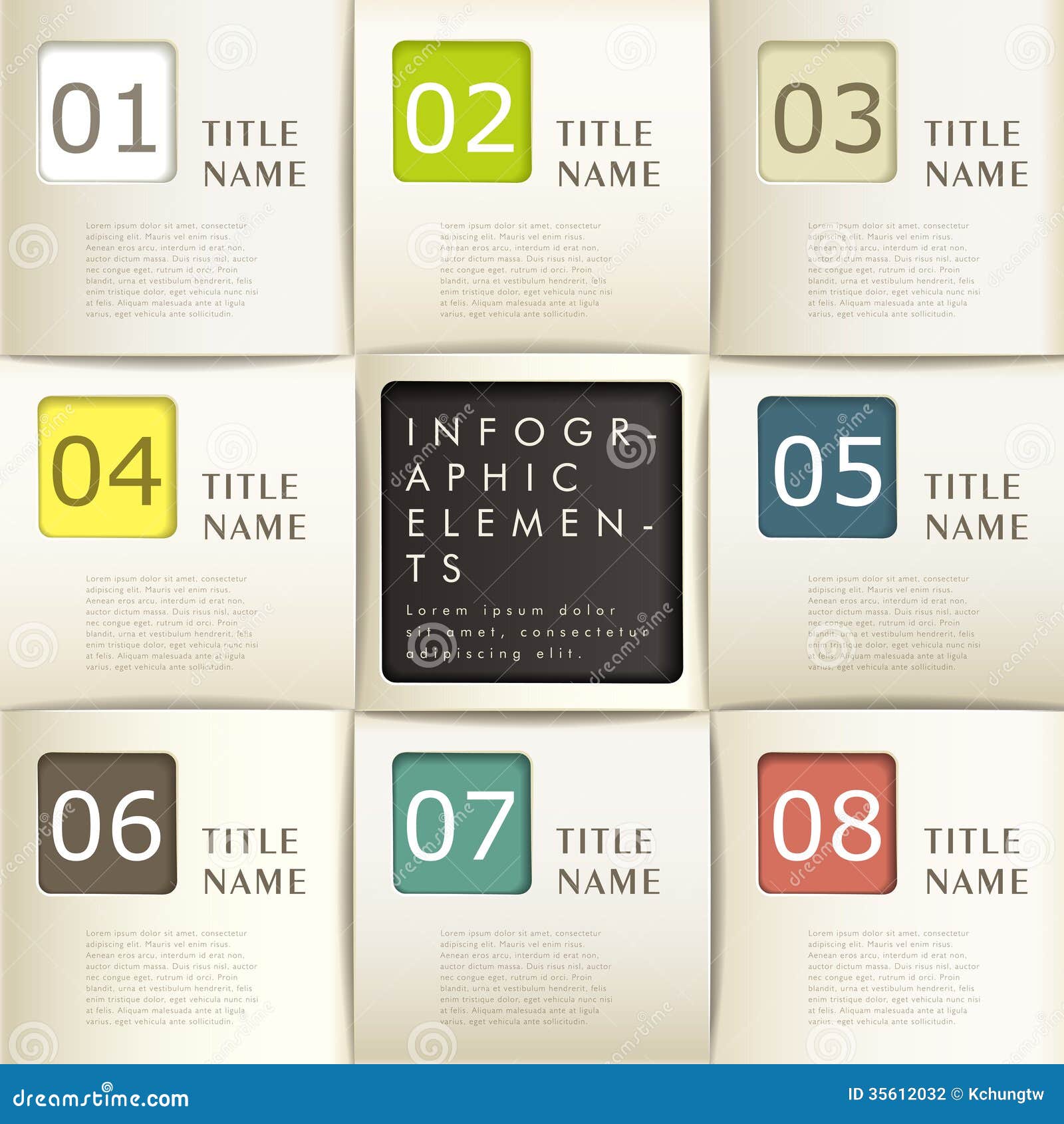 Abstracte 3d Document Infographics Vector Illustratie - Illustration of ...