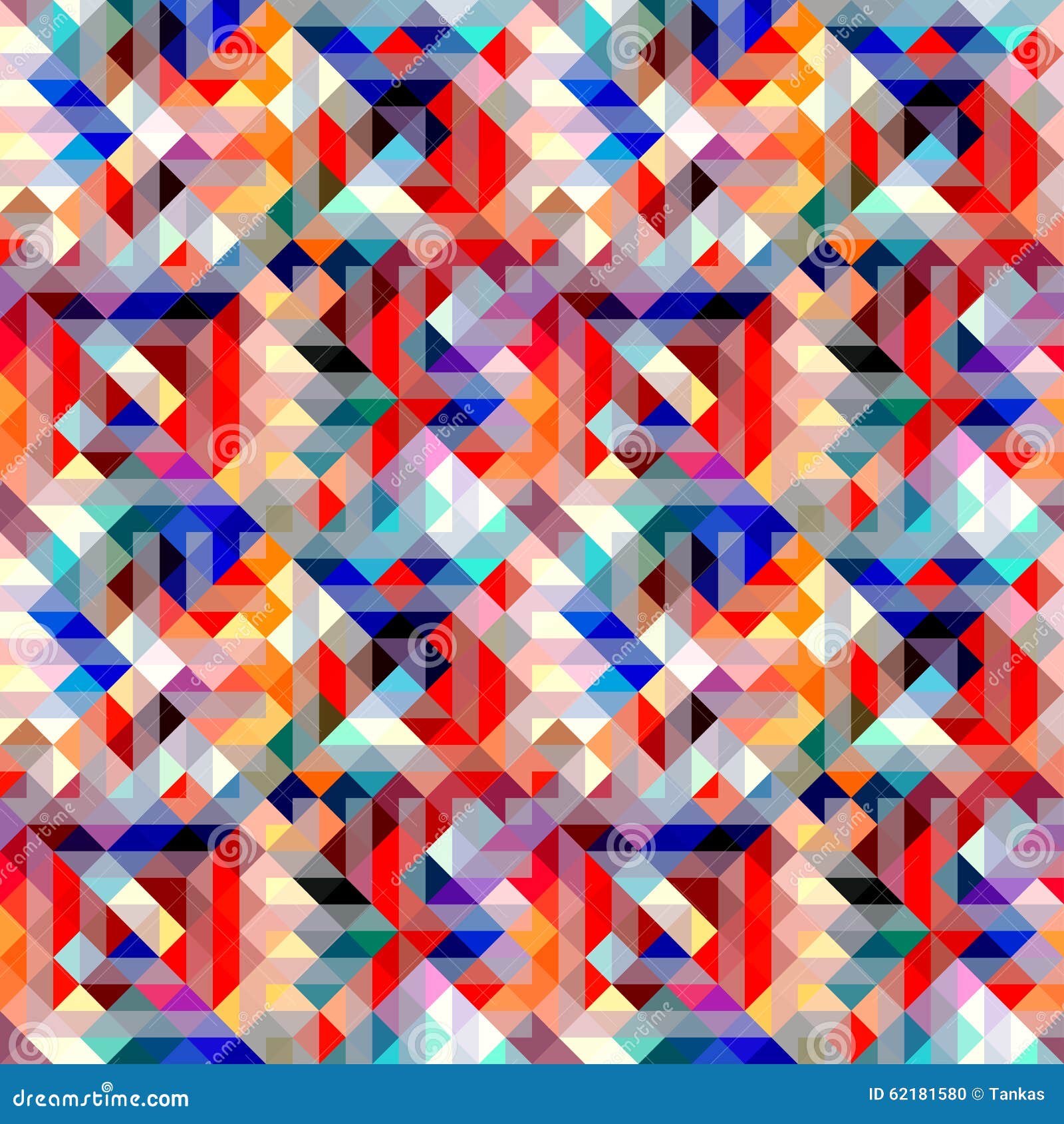 Abstracte geometrisch vector illustratie. Illustration of rood - 62181580